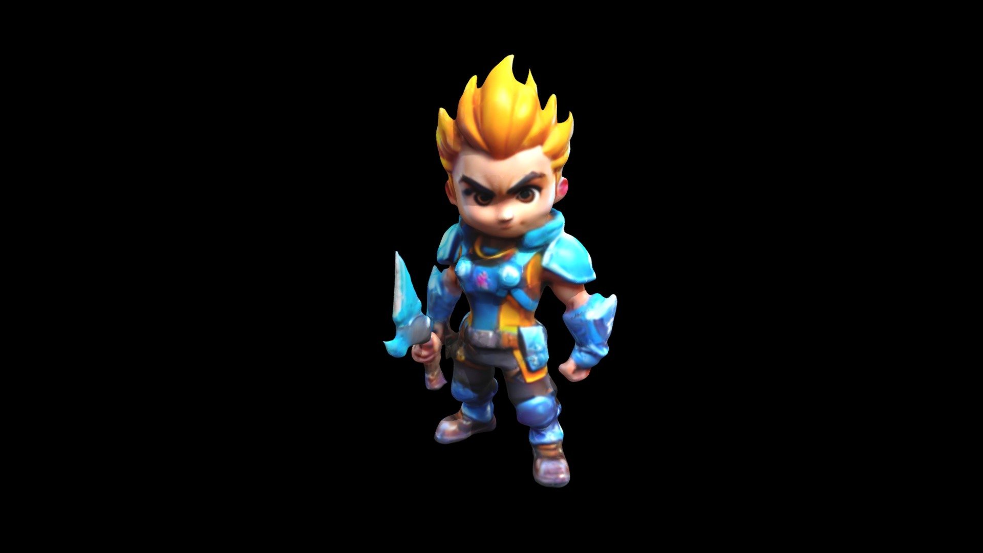 Anime Character - Download Free 3D model by klrxyz [3dfaed8] - Sketchfab