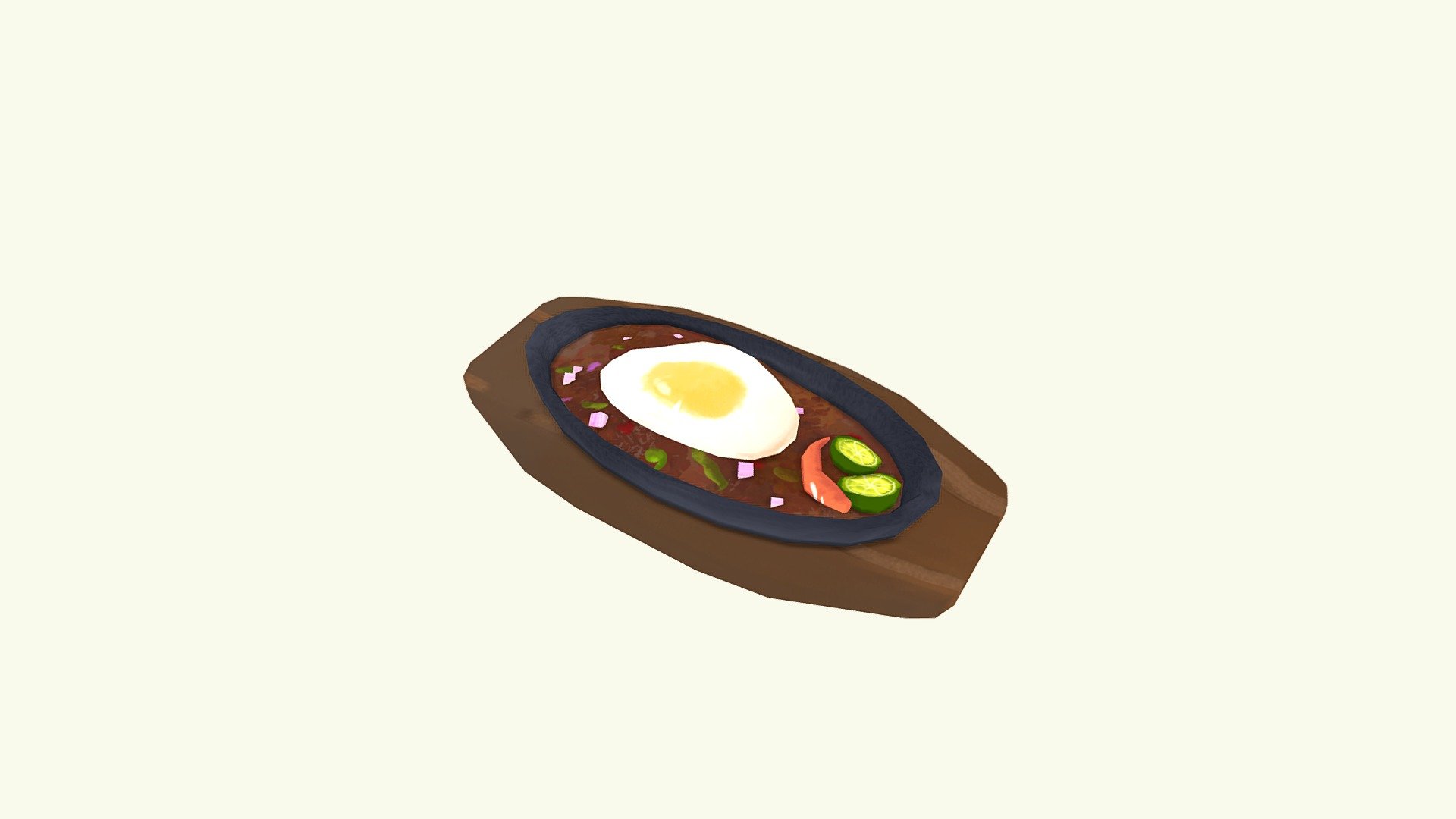 Sisig - Download Free 3D model by Citrus (@citrusfriendd) [3dfe790 ...