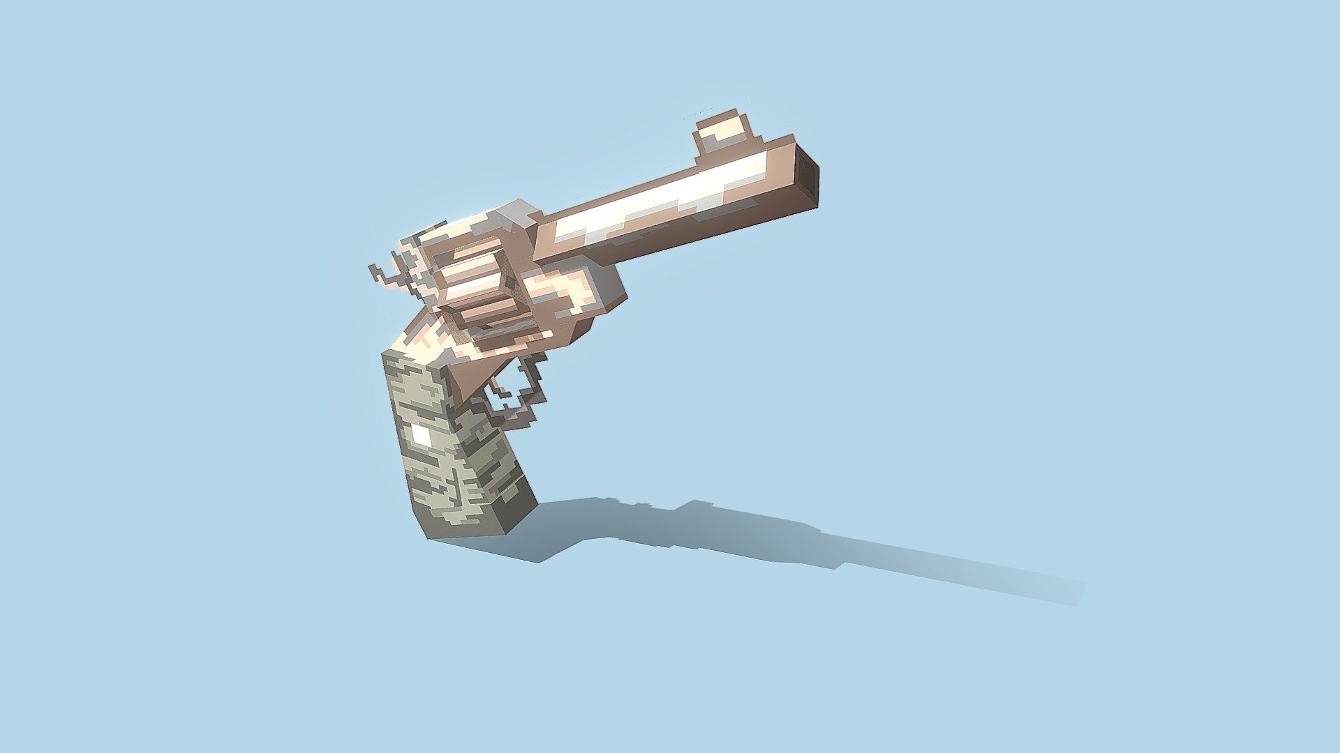 Webley Revolver - 3D model by Peptz (@Kepz) [3e00c8f] - Sketchfab
