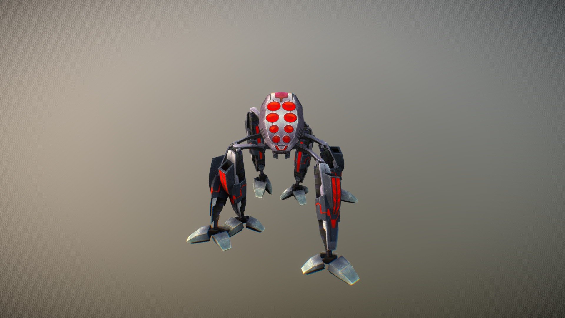 Spider Bot Anim - 3D model by Devin Eggleston (@deggleston) [3e02801 ...