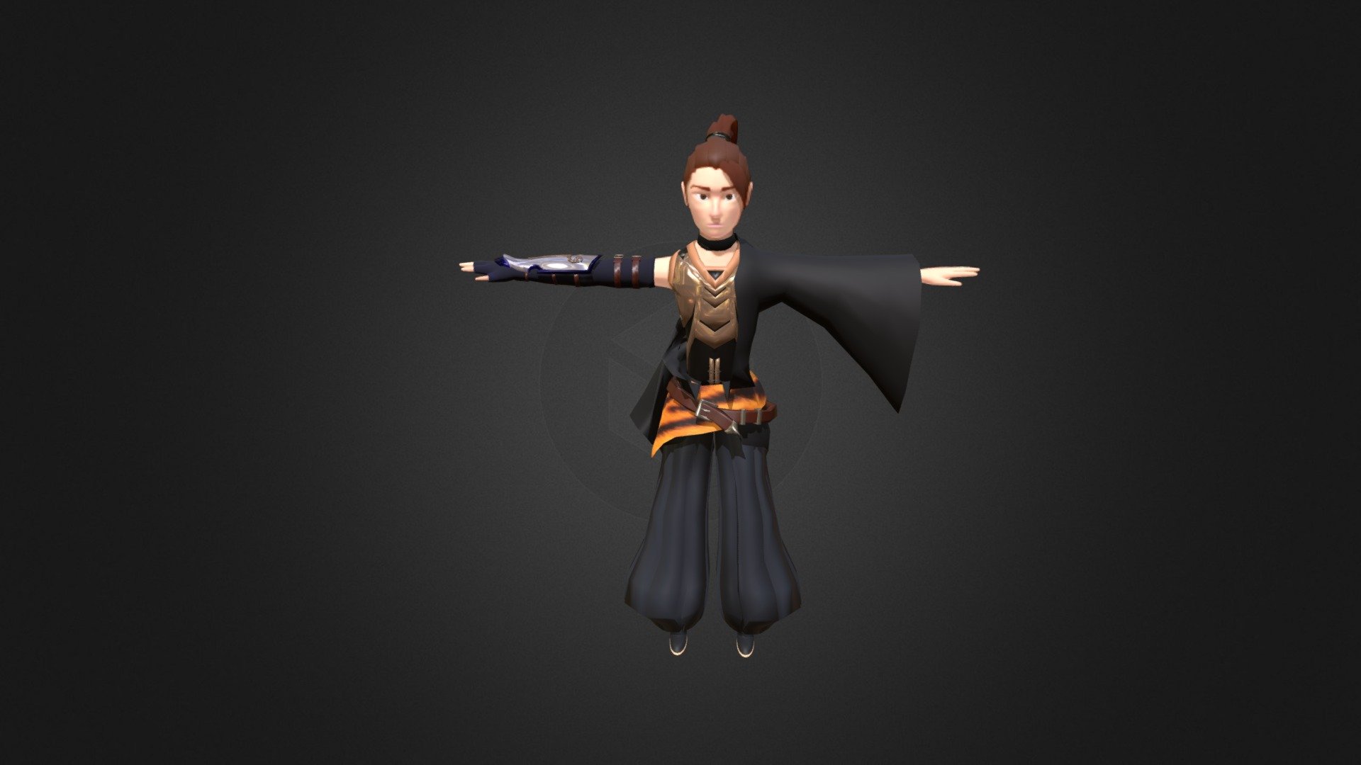 game character - 3D model by LijinHuang [3e0771a] - Sketchfab