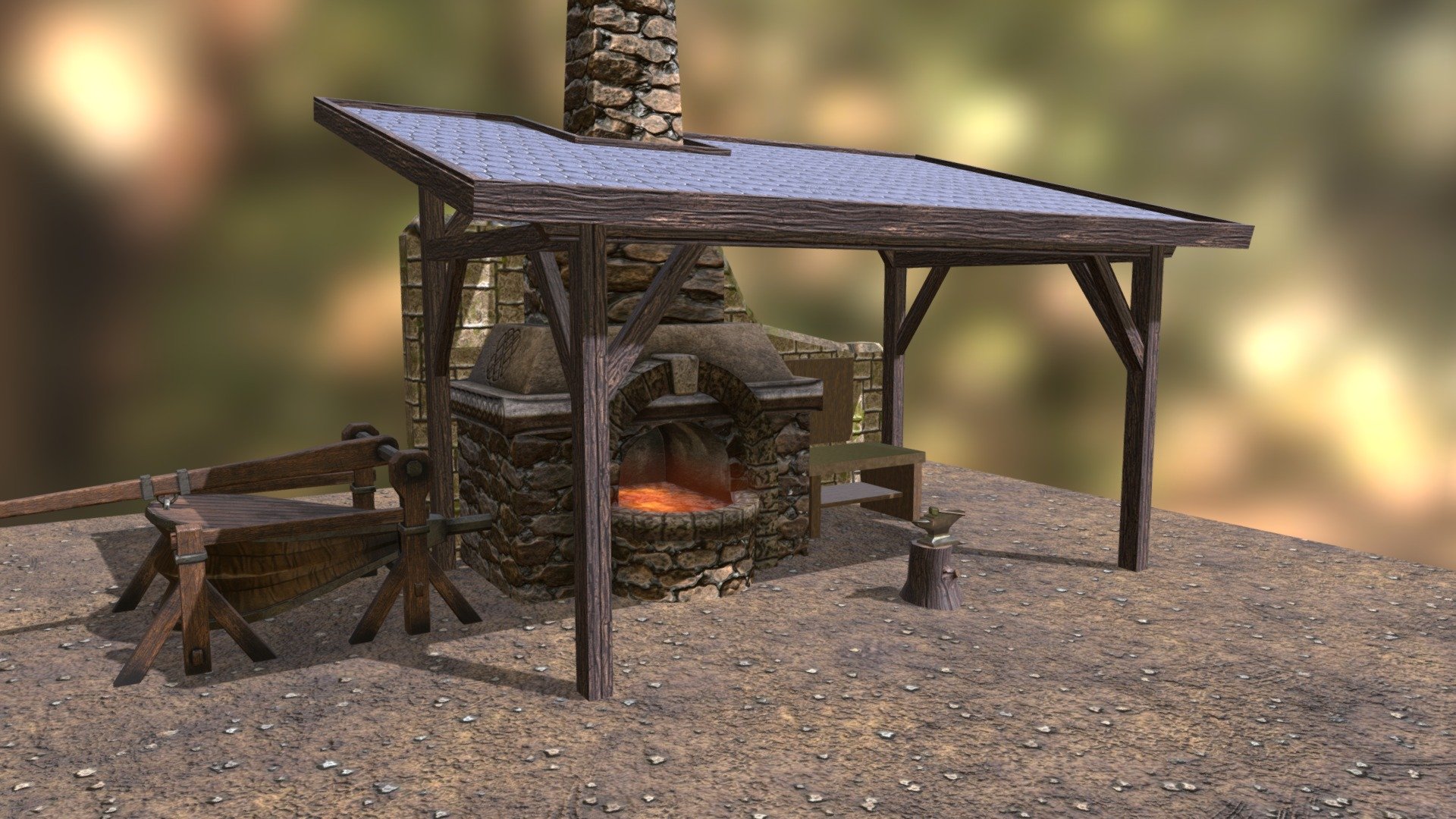 Forge HEAJ - Download Free 3D model by Kevin.Popescu [3e09190] - Sketchfab