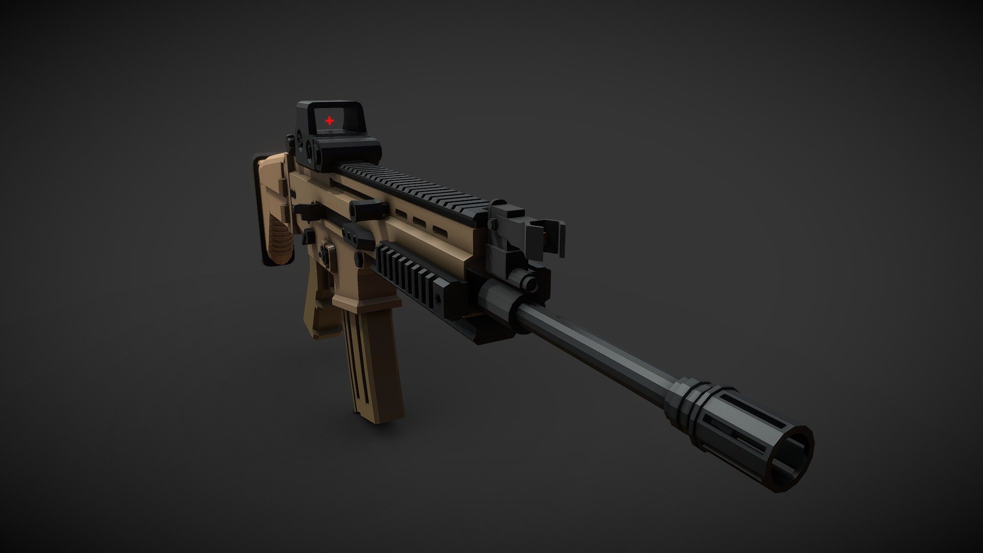Low Poly Scar - Buy Royalty Free 3D model by Kodiak3D (@DanJamesBusson ...