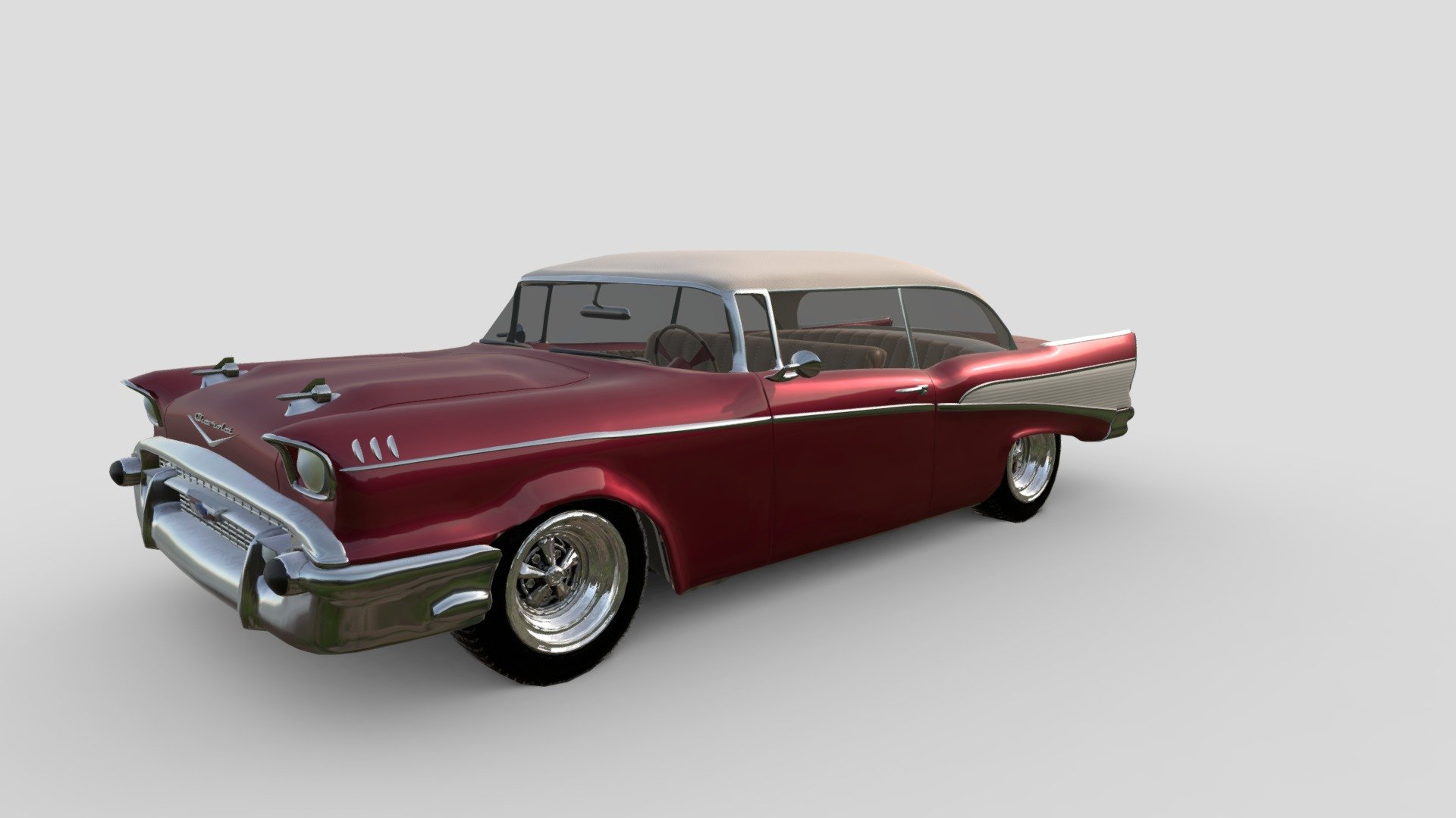 Chevrolet_ Bel Air_1957 - 3D model by DamienGraphics [3e0c63d] - Sketchfab