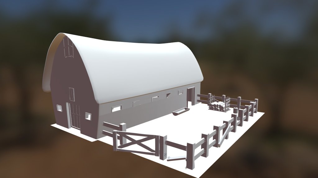 Barn - 3D model by buhhlaysee [3e0c892] - Sketchfab