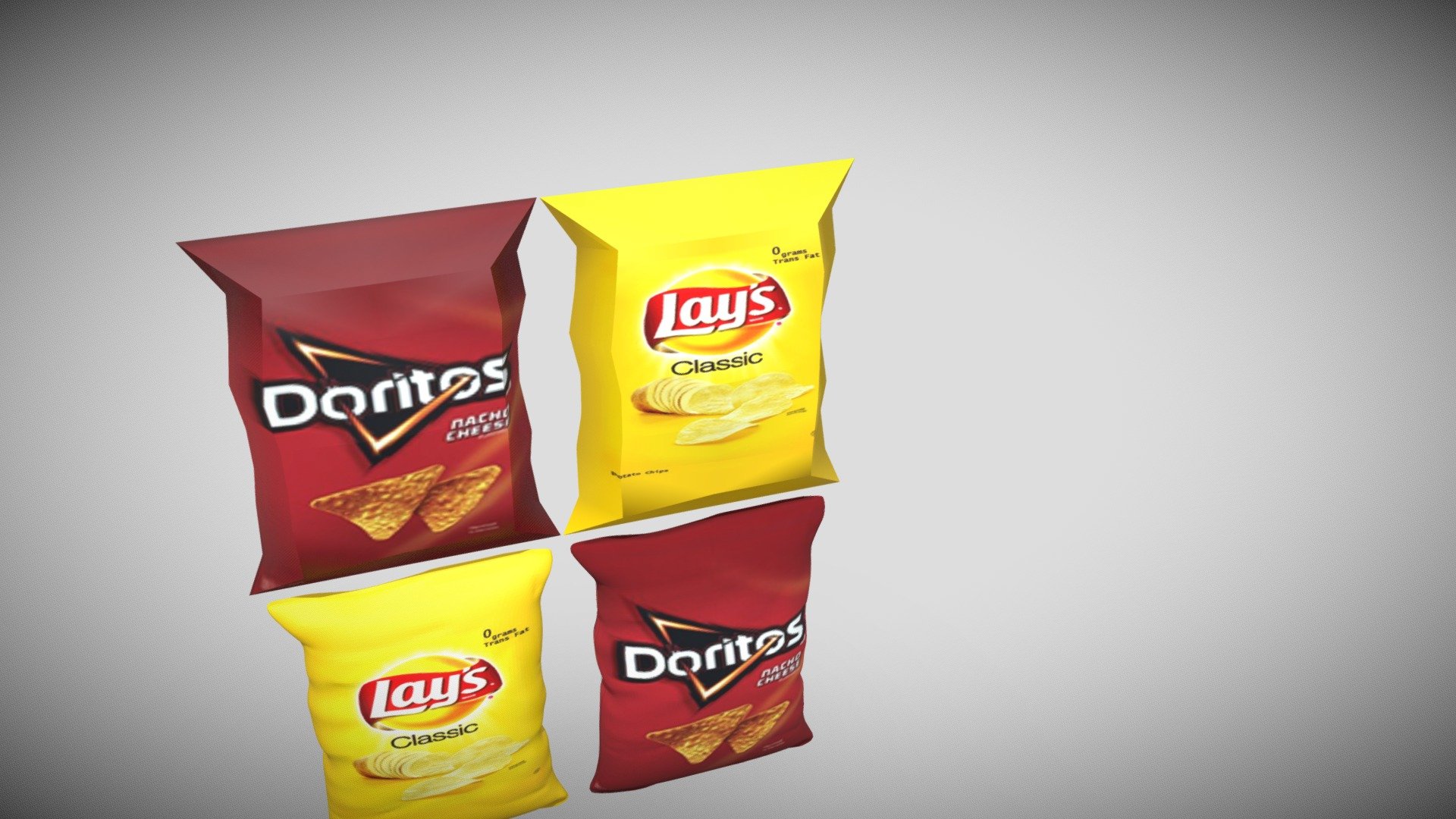 Low/High poly chips! - 3D model by jacobbutliashvili [3e0caa0] - Sketchfab