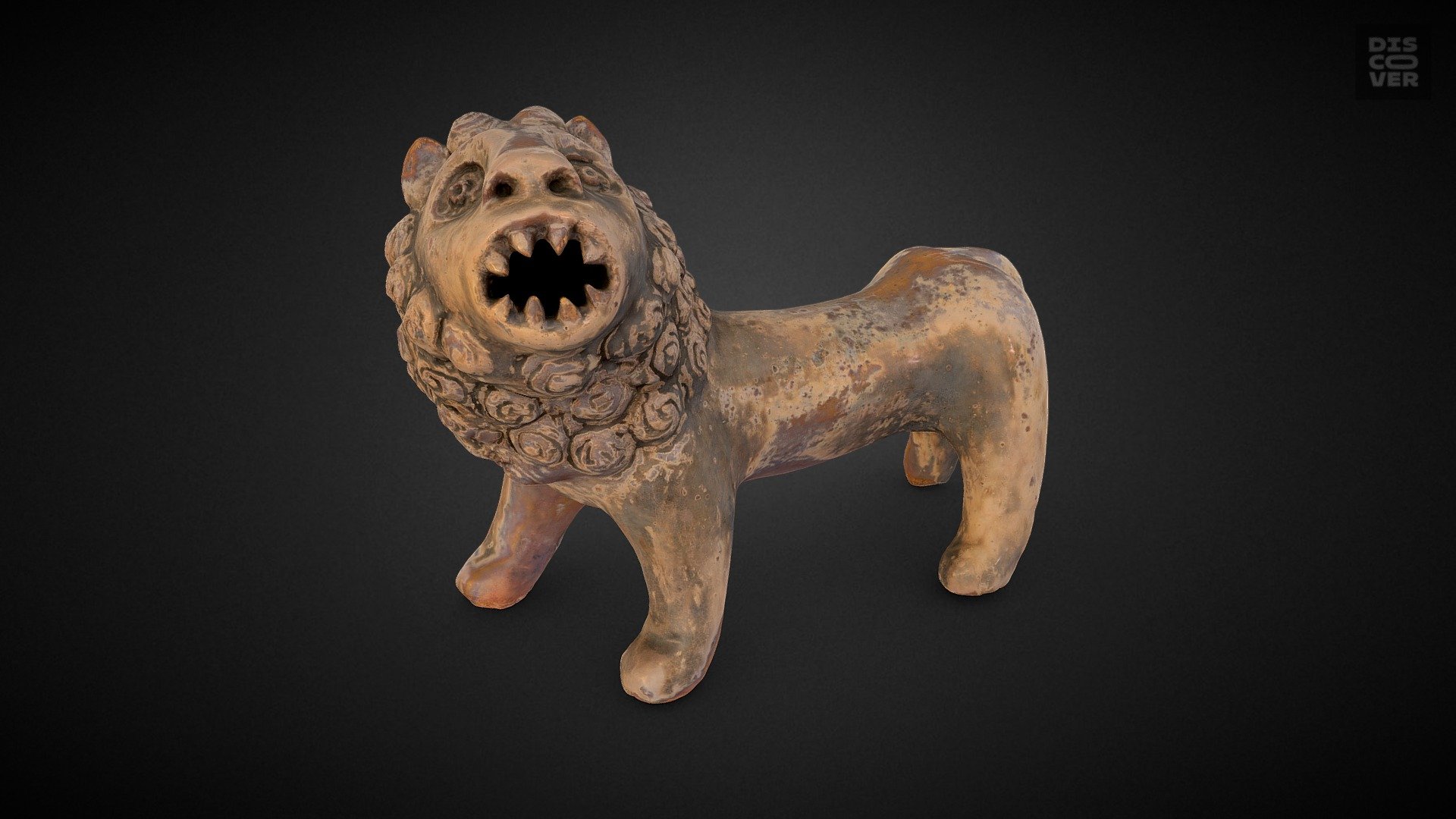 Lion - 3D model by eMuseum [3e0cdf6] - Sketchfab