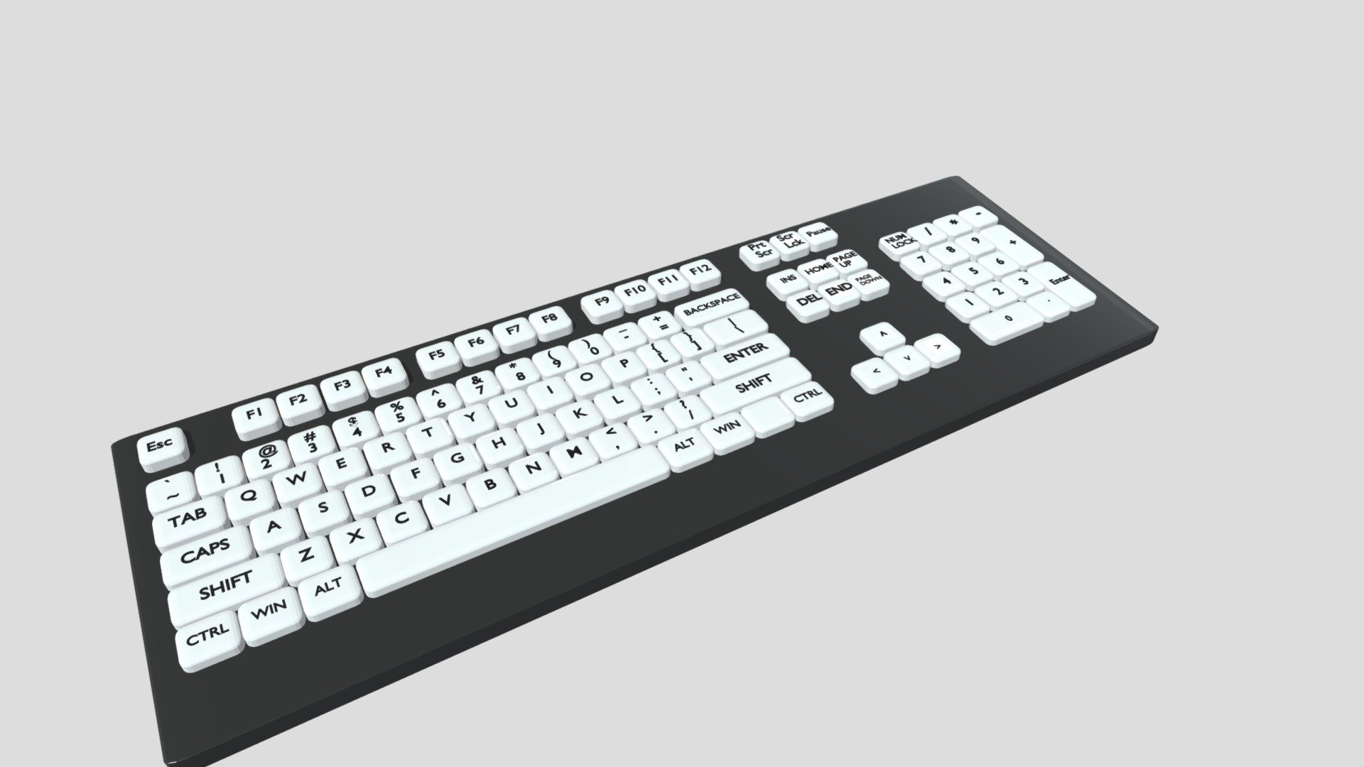 Keyboard - 3D model by ethanrae069 [3e0d539] - Sketchfab