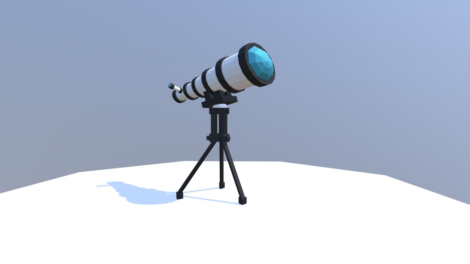 Telescope - 3D model by Mathieu Dombrock (@dombrock.mathieu) [3e0e395 ...