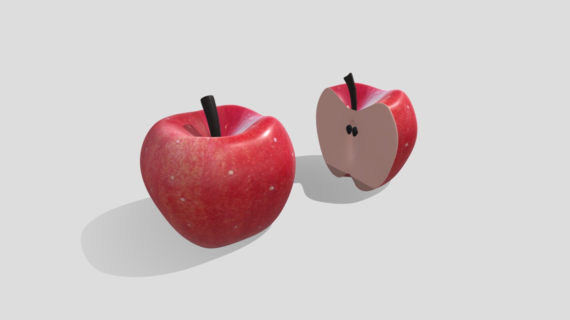 Apel Fresh - 3D model by Kelompok5_ASD [3e0ea86] - Sketchfab