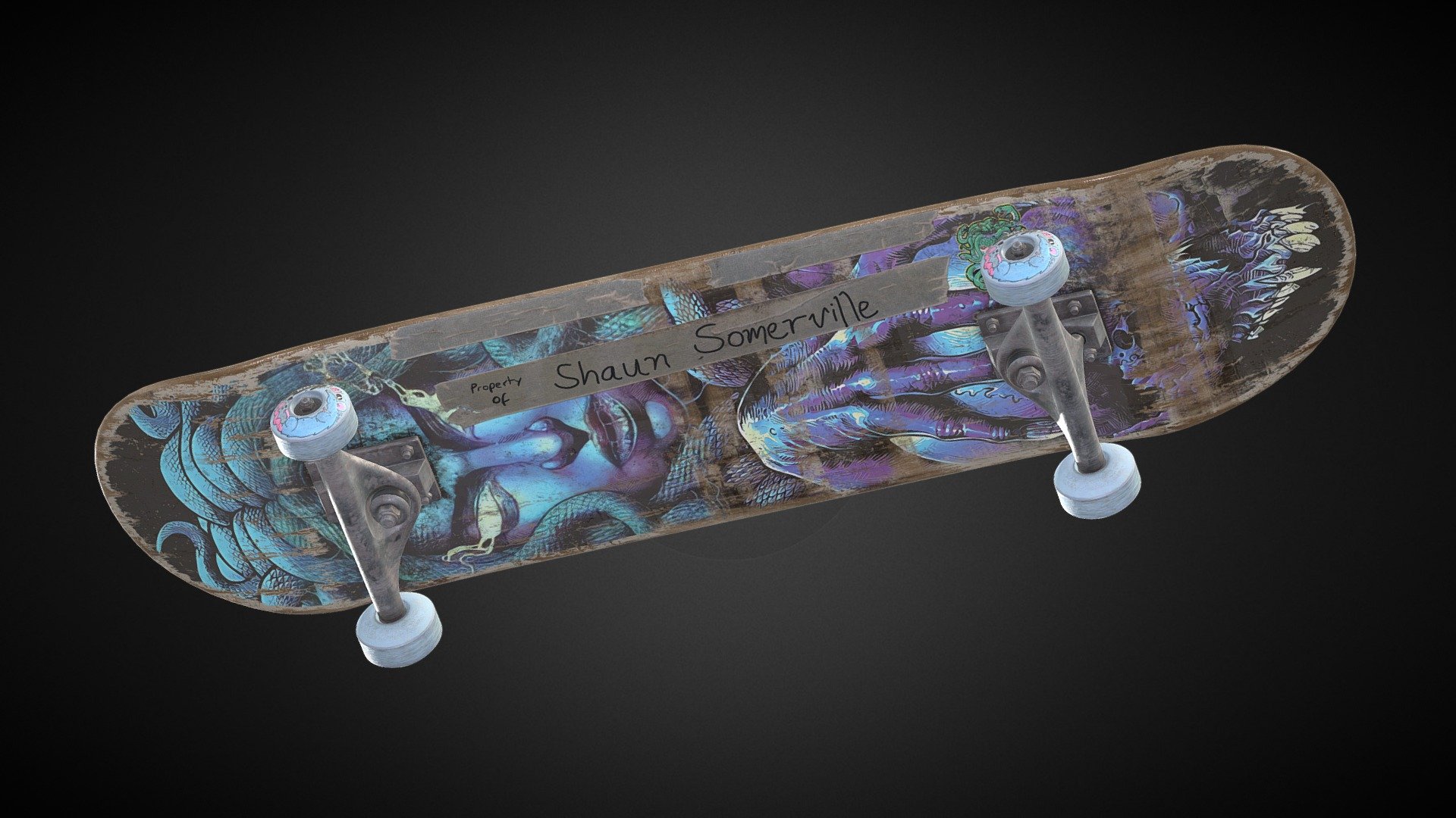 Skateboard - Texture Set V2 - 3D model by Samuel Lee (@SamuelLee) [3e111c7] - Sketchfab