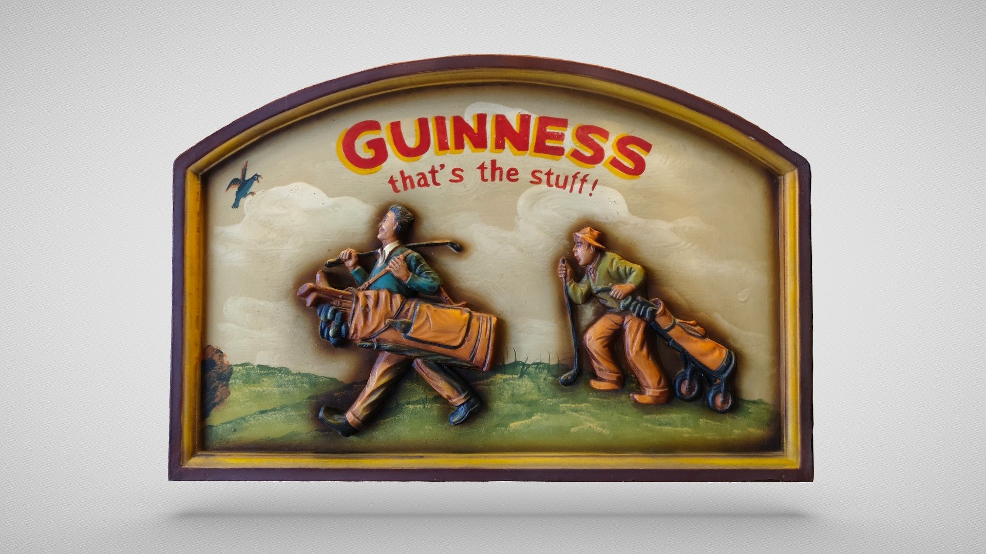 Guinness Advert | Pub Sign - Buy Royalty Free 3D model by Nick Mason ...