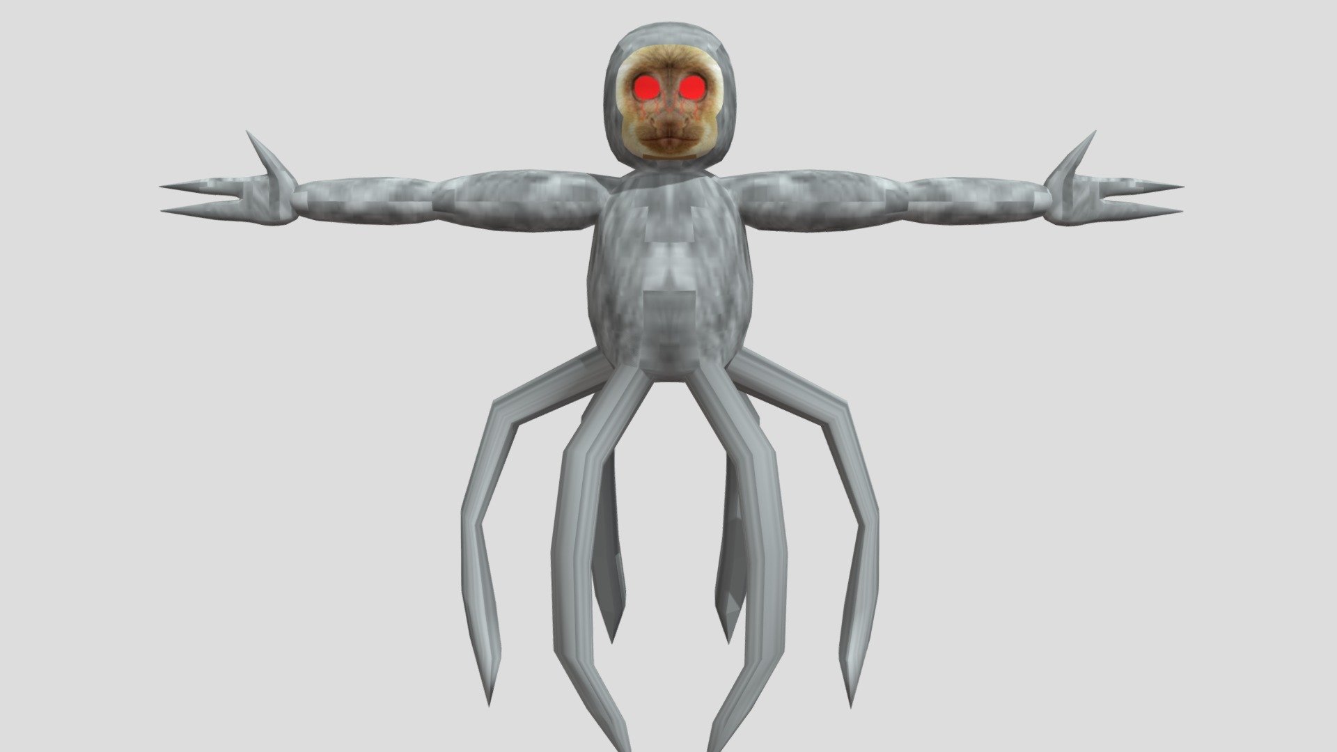 Colorable capuchin boss - Download Free 3D model by CapuchinMonster ...