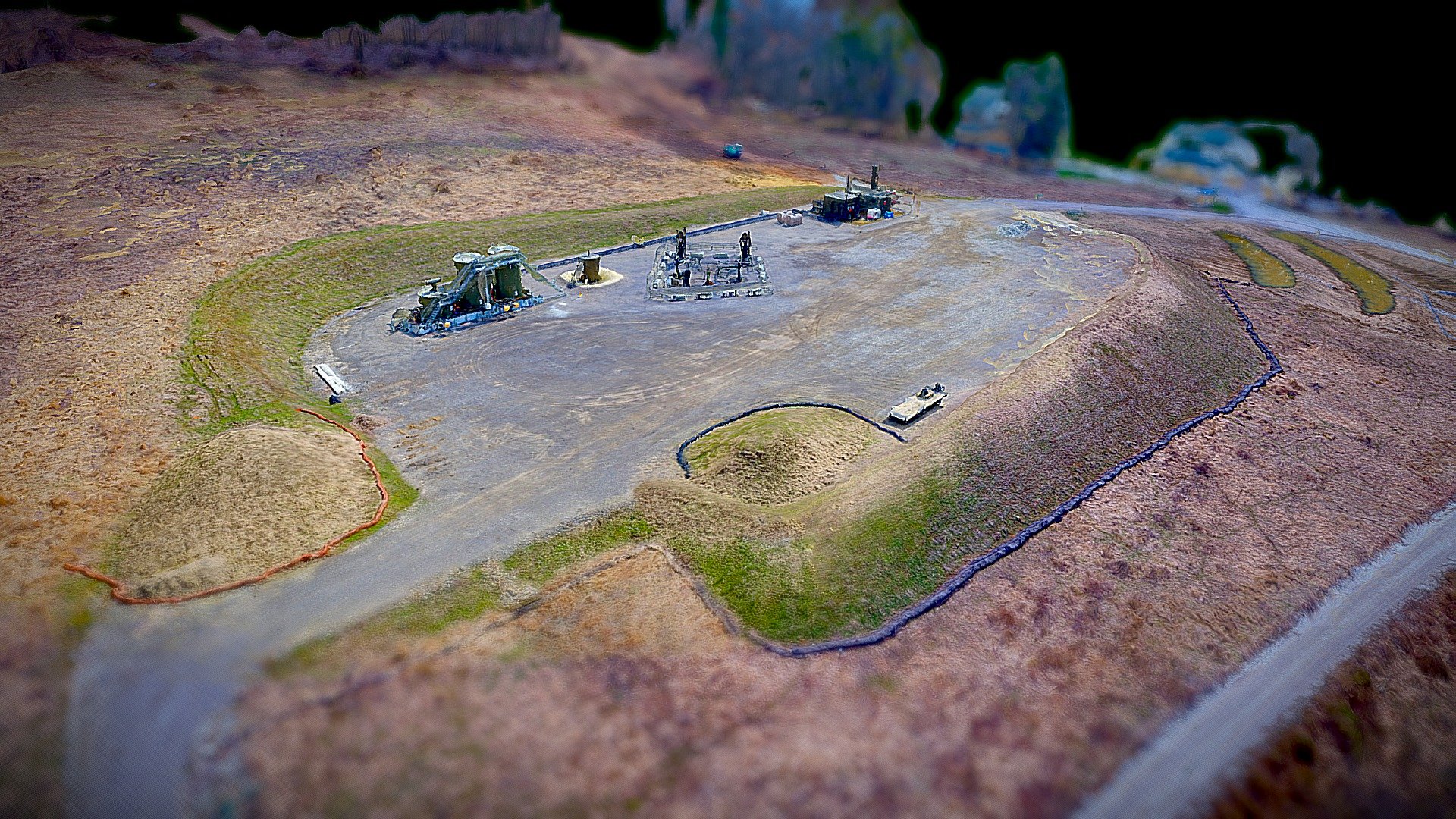 Natural Gas Well Pad - 3D model by RockRun [3e11c14] - Sketchfab