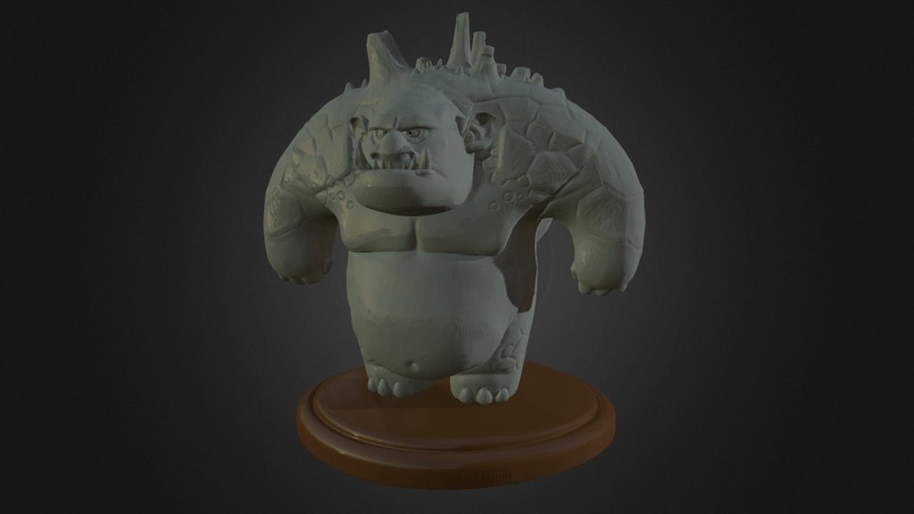 Stone Troll - 3D model by fernandomts [3e12606] - Sketchfab