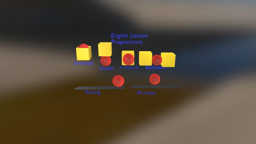 Prepositions in English - 3D model by Risna Lavani (@risnalavani ...