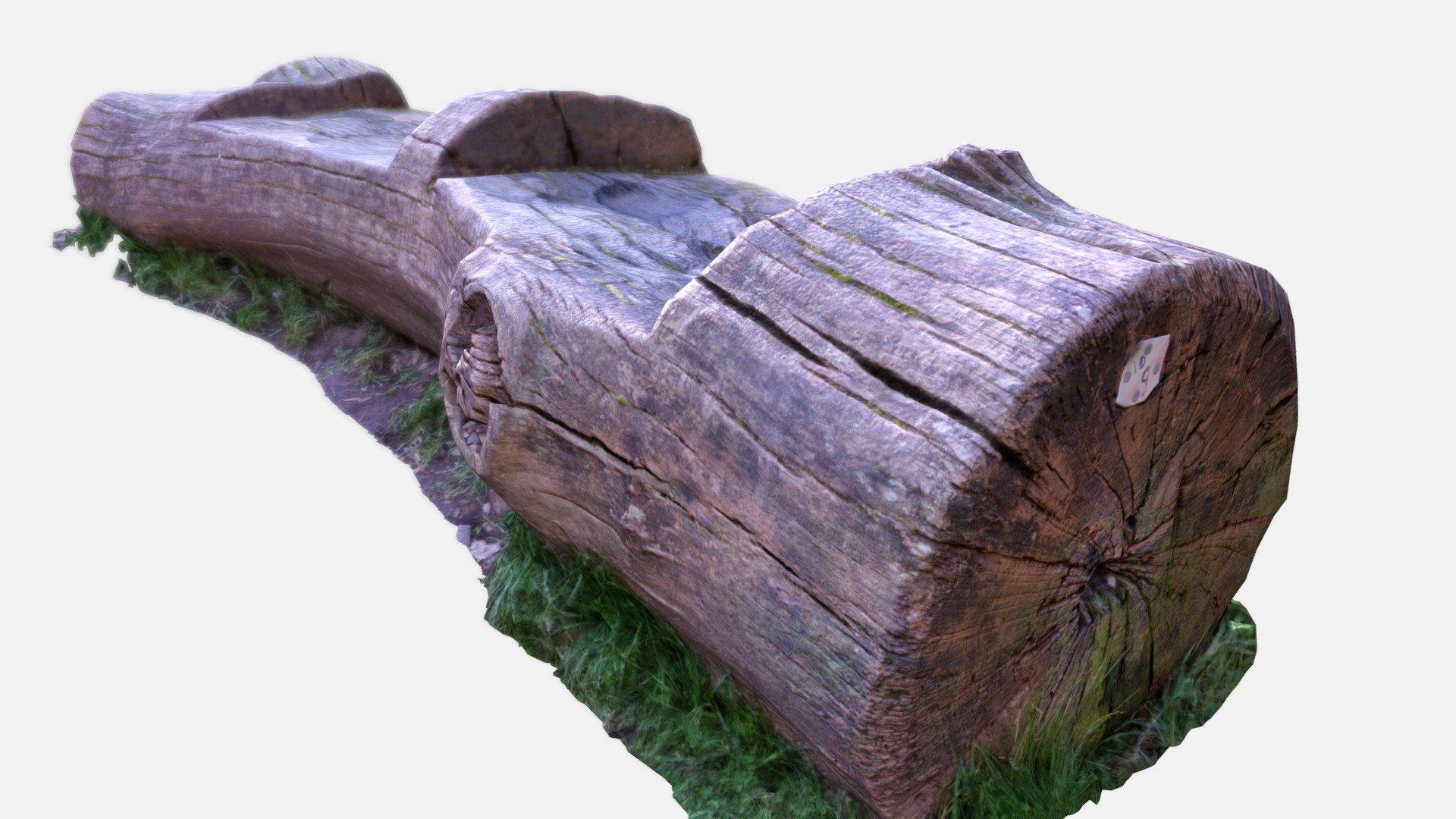 Log Bench - 3D model by ppashen [3e129bc] - Sketchfab
