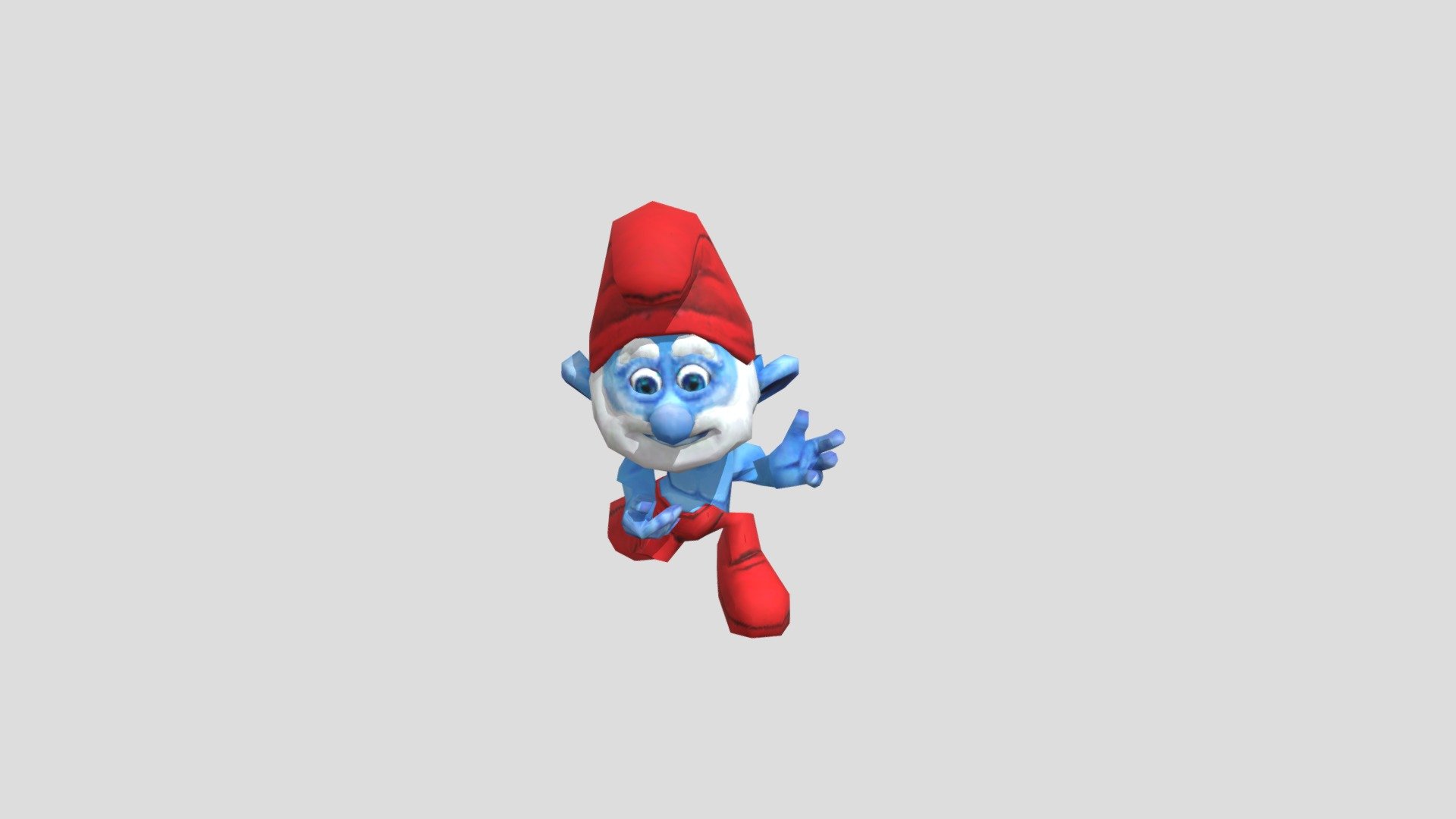 Papa Smurf Pose - Download Free 3D model by chikn nuggit and spongebob ...