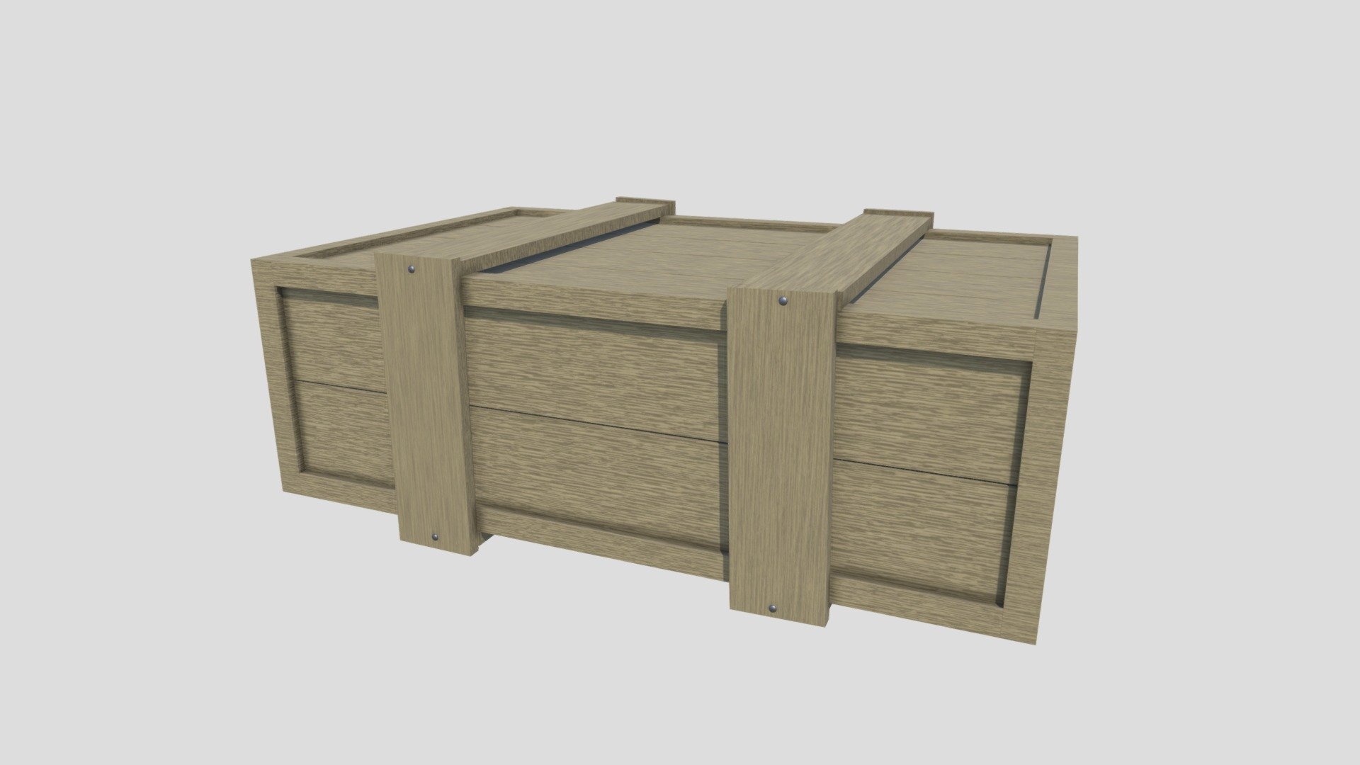 Low Poly Wooden Crate 5 - Buy Royalty Free 3D model by Pickle55100 ...