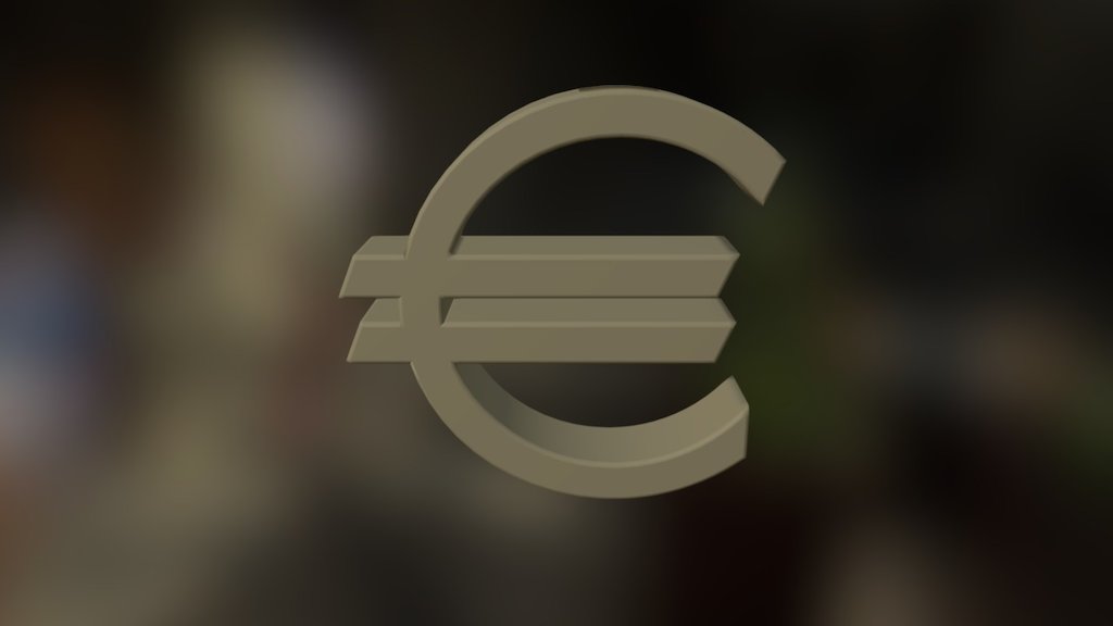 euro logo.c4d - 3D model by Zorzi [3e16704] - Sketchfab