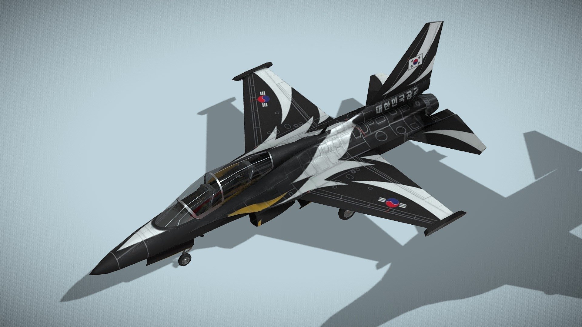 KAI FA-50 Golden Eagle - Buy Royalty Free 3D model by NETRUNNER_pl [3e17b0d] - Sketchfab Store