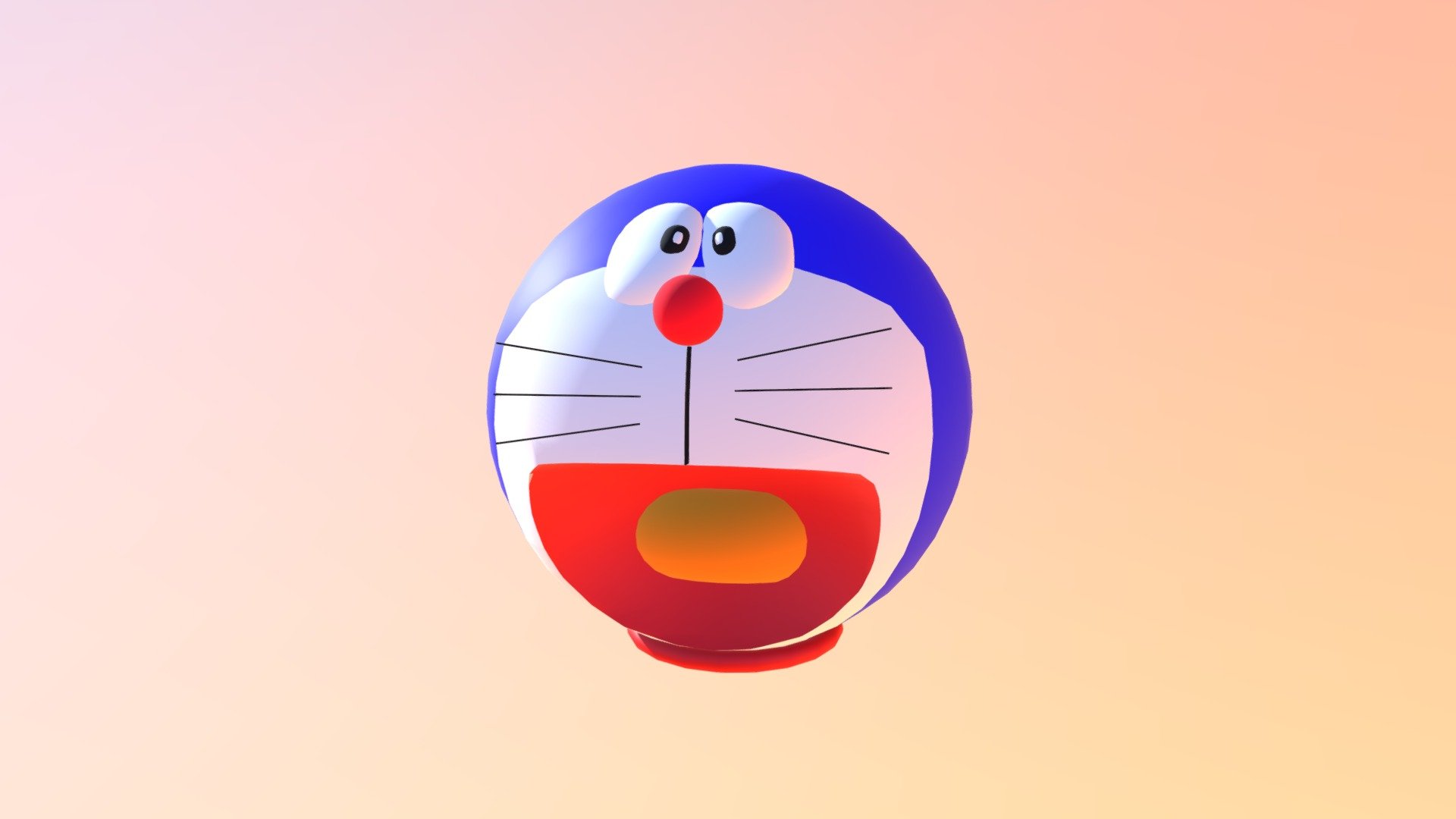 Doraemon - 3D model by victorsantoso [3e18369] - Sketchfab