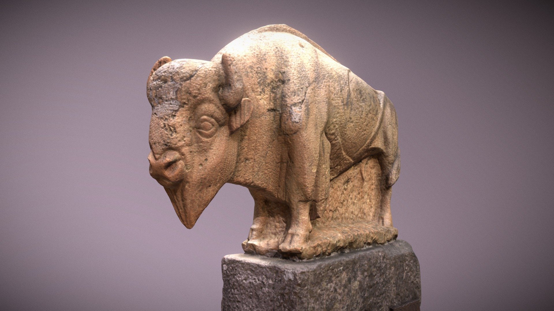 Bisonte De Jesús Otero Santillana Del Mar Download Free 3d Model By