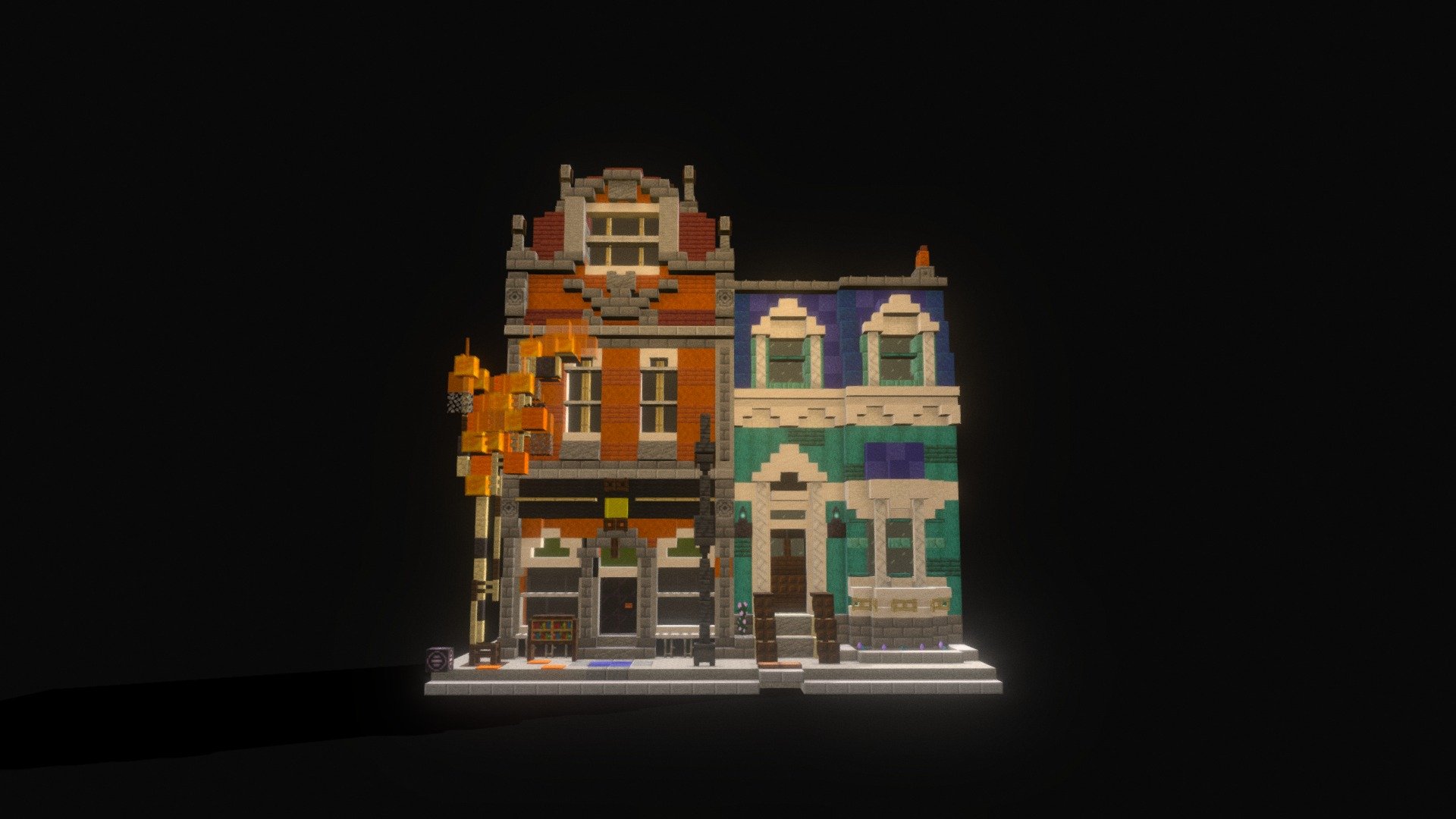 Lego Modular: Birch Books - 3D model by SevenScroll5003 [3e19d9c ...