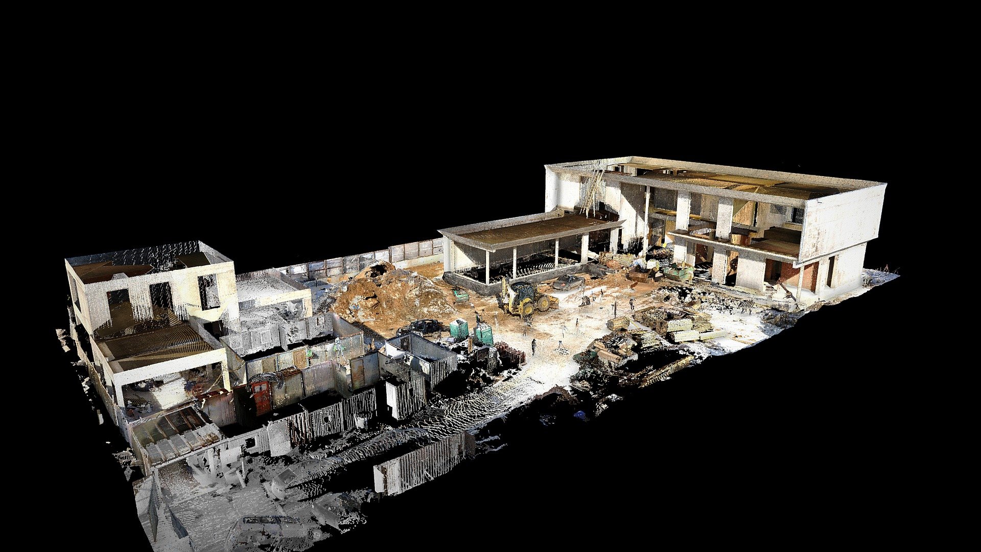 Clouds of points of the facades of the estate - 3D model by dialogplus ...