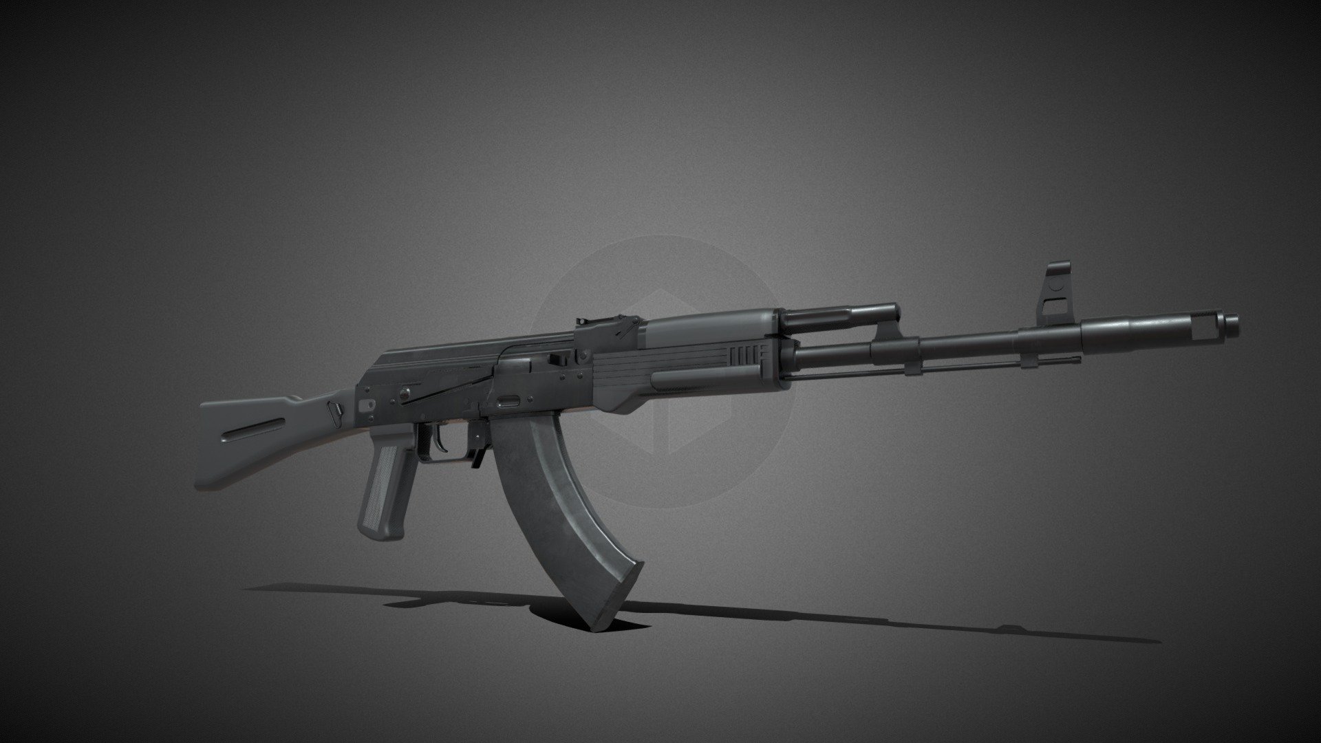 AK74M - Download Free 3D model by wafla [3e1bde5] - Sketchfab