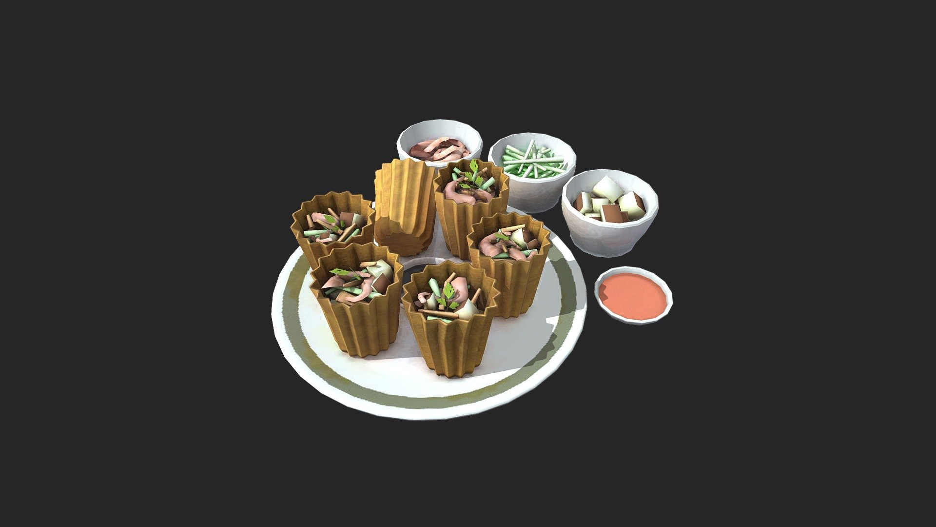 Kueh Pie Tee - 3D model by National Heritage Board (@nhbheritage ...