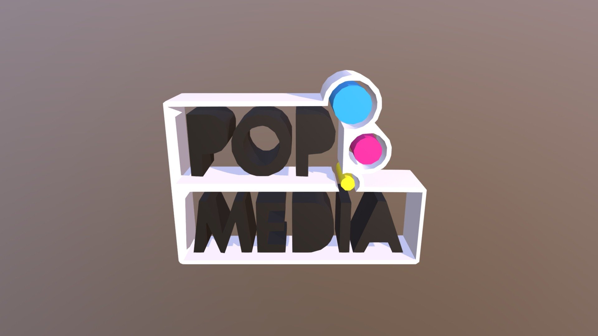 POP Media Tall Black - 3D model by ThatDanJohnson [3e1de1c] - Sketchfab