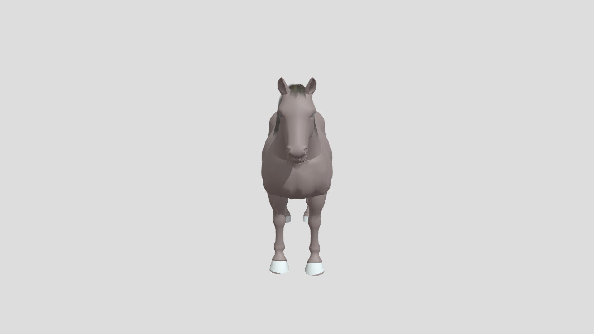 NEW HORSEForUnity - 3D model by Jing0130 [3e1f9e0] - Sketchfab