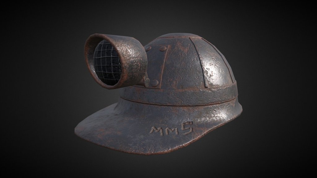 Mine Helmet - 3D model by mm5 [3e20caa] - Sketchfab
