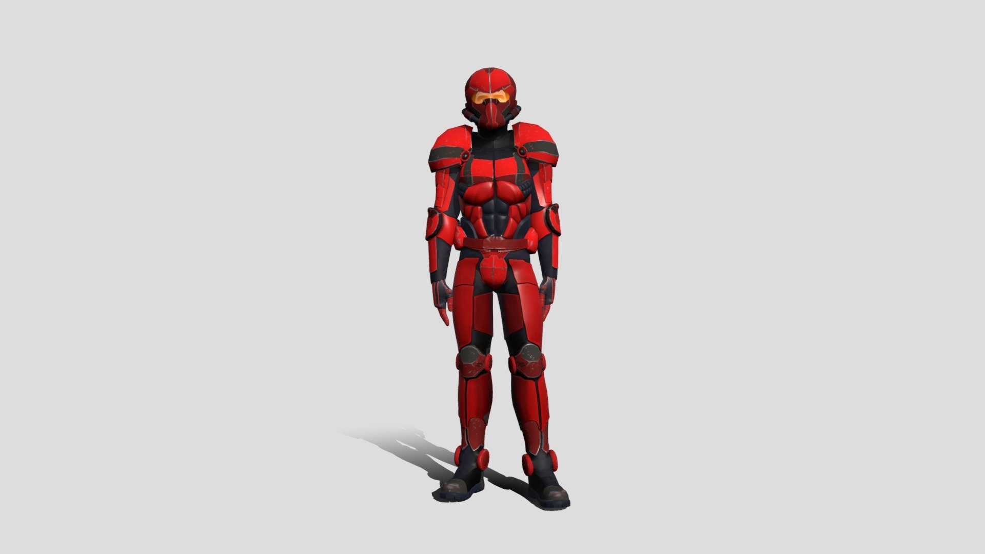 Male LCA Low Red Animation - 3D model by Los Bionicos Animation Studio ...