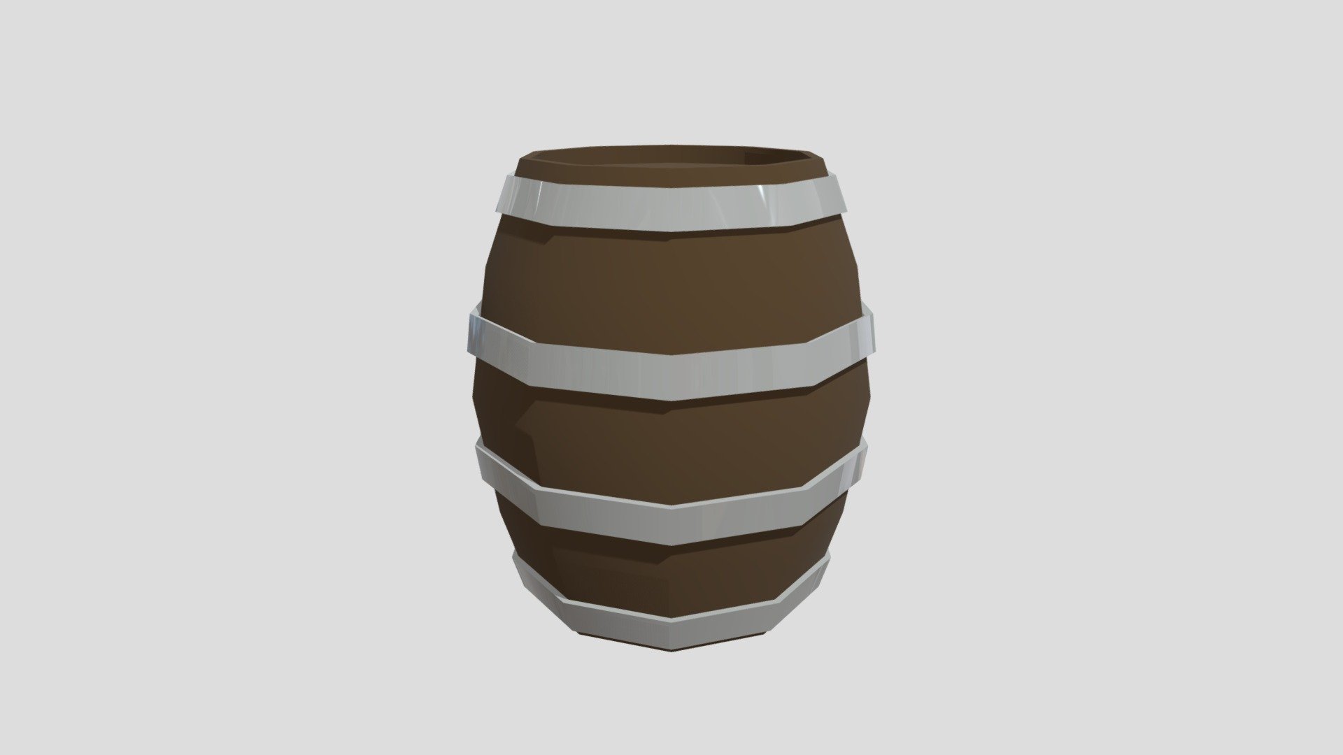 Simple barrel - 3D model by Maurício Porto (@mauricioporto) [3e22745 ...