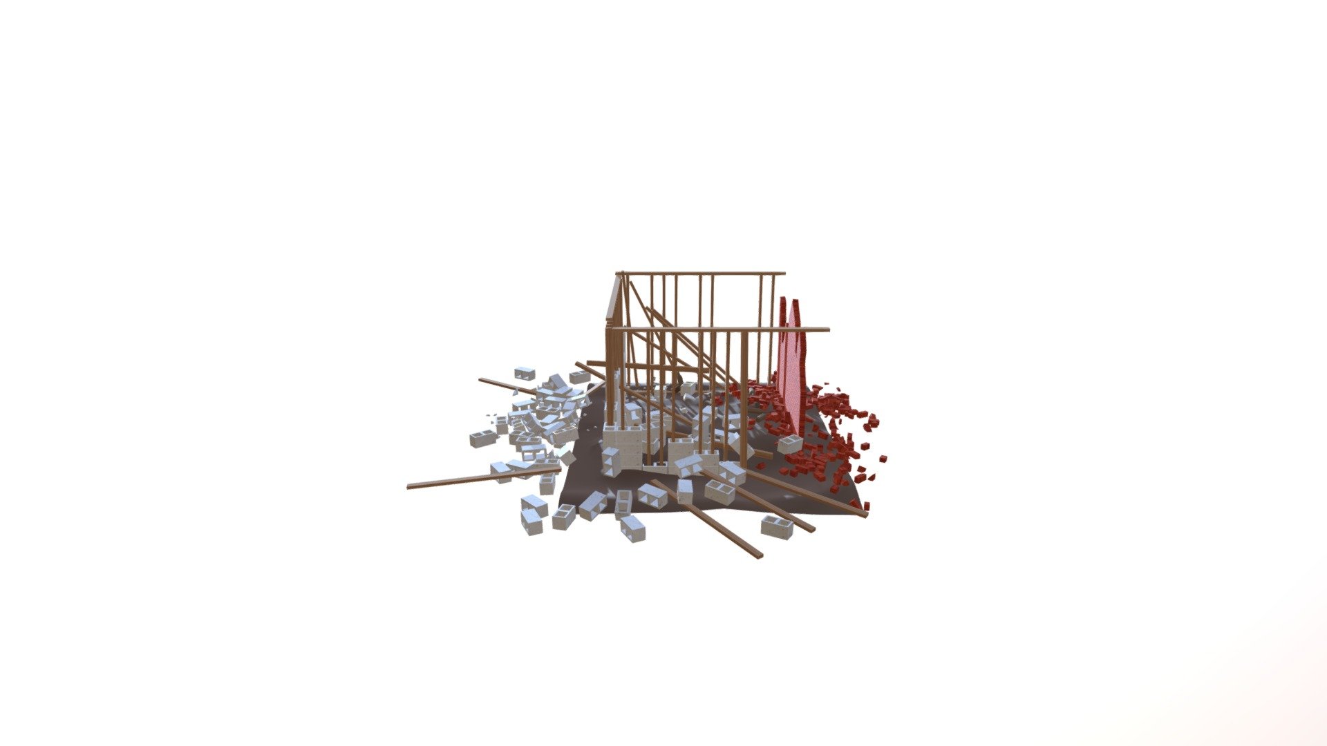 Debris Scene - 3D model by jaceblass [3e238f7] - Sketchfab