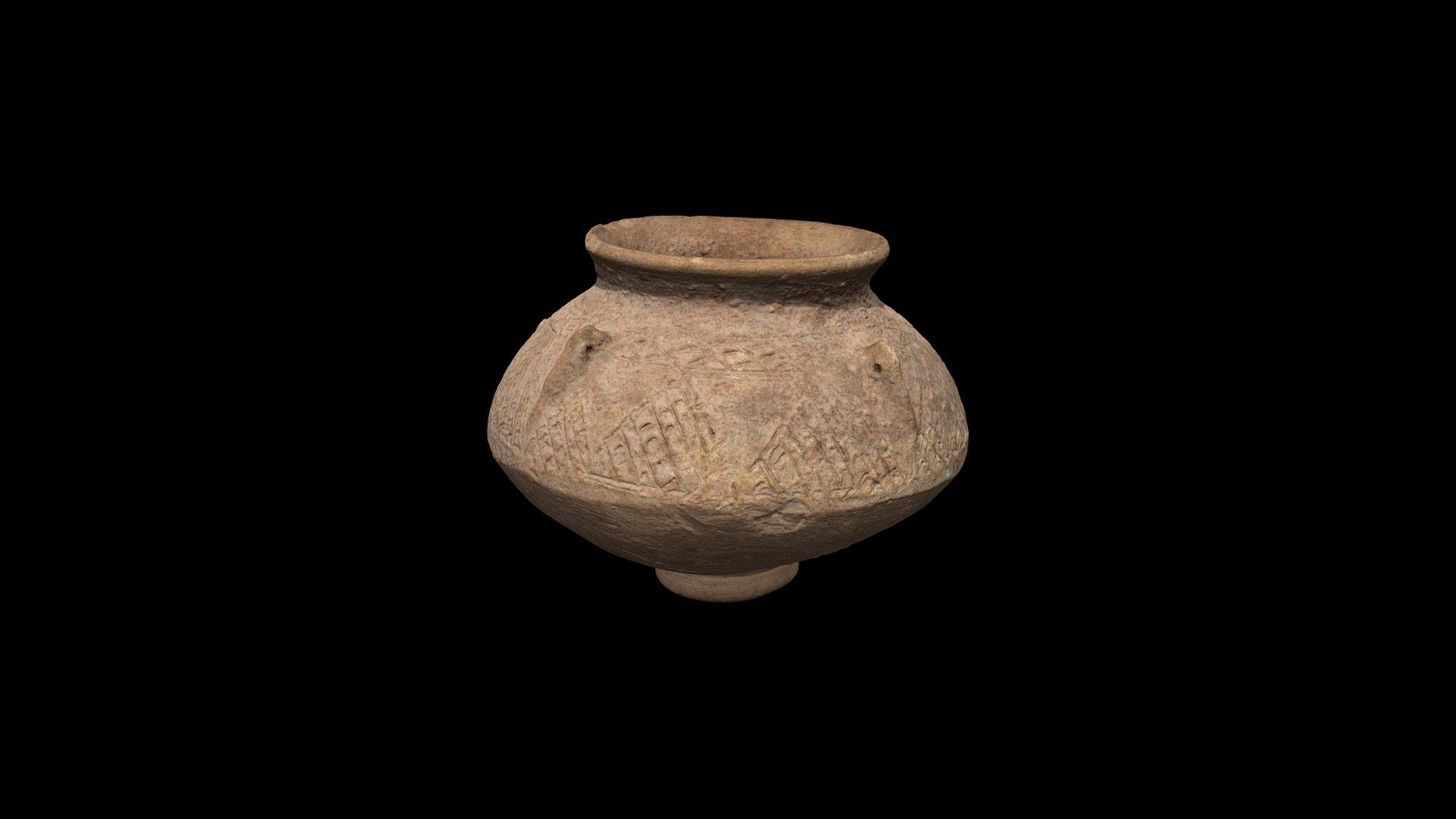 Decorated Pot - 3D model by carrowood [3e24c3f] - Sketchfab