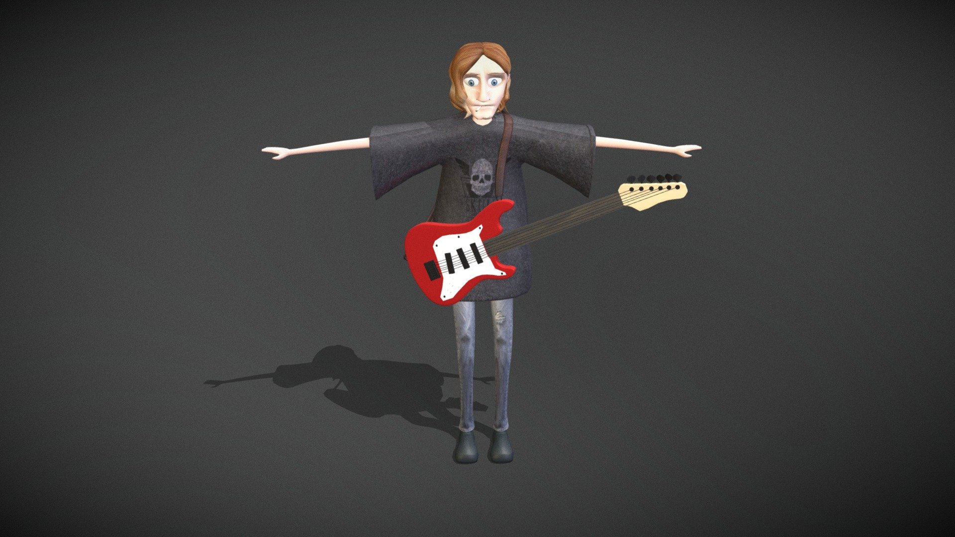 The Guitarist - 3D model by wingchan [3e296be] - Sketchfab