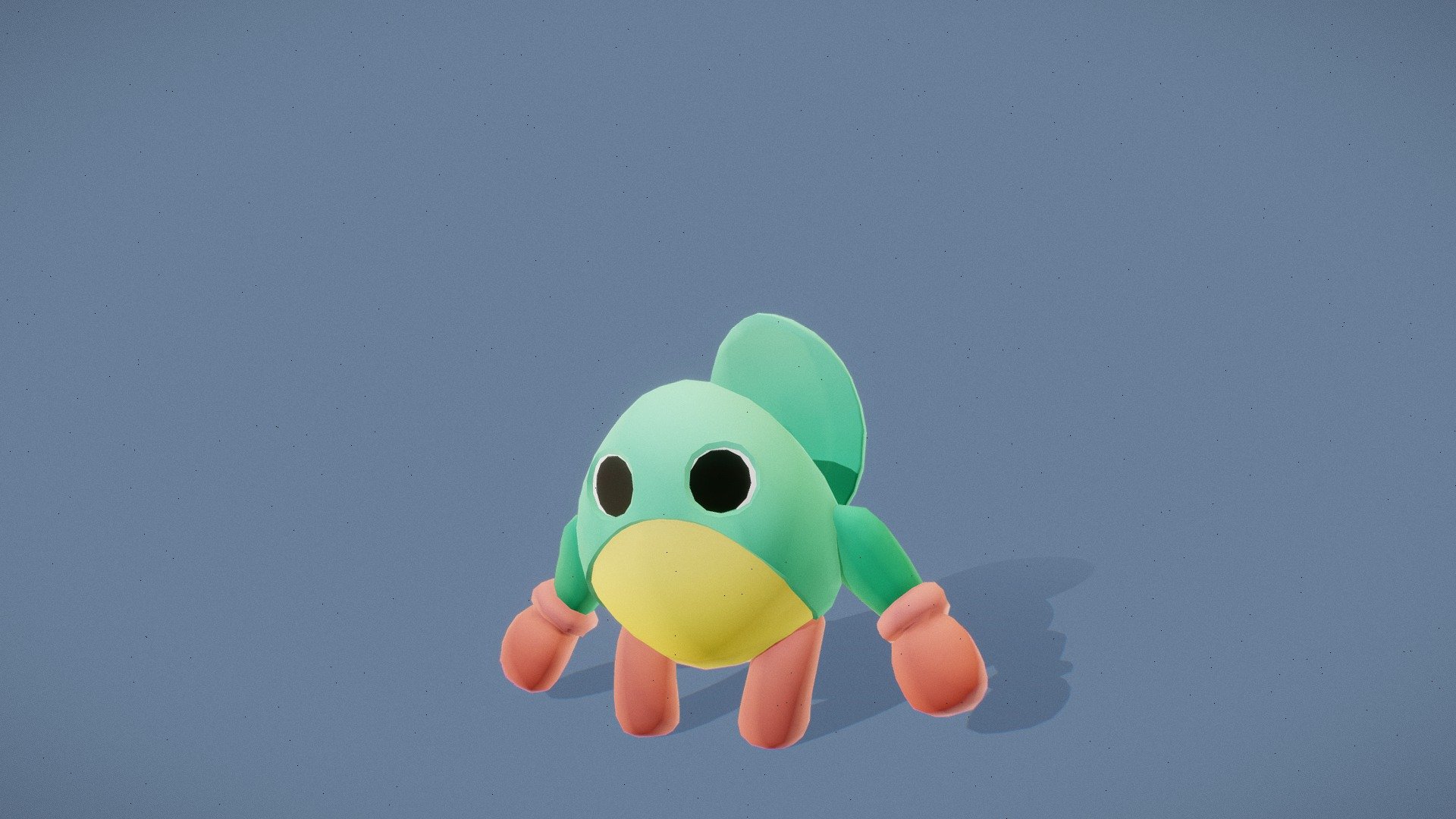Cartoon Characters - Small Froggy Warrior - Buy Royalty Free 3D model ...