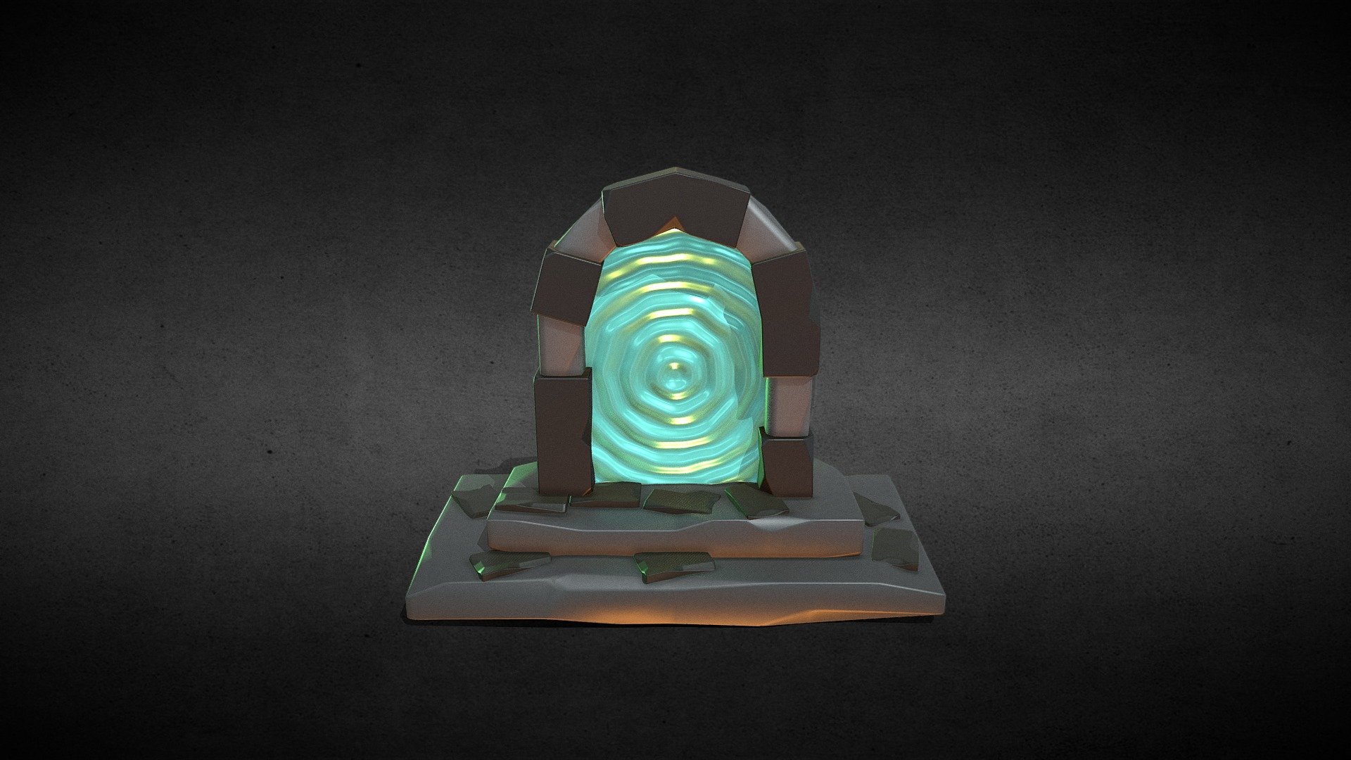 Portal - 3D model by Render Your Thoughts (@renderyourthoughts ...