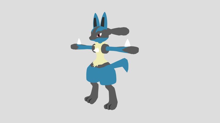 Lucario 3D models - Sketchfab