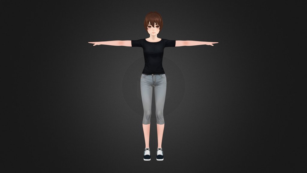 Free anime girls - A 3D model collection by Phantom (@OM_Raghuwanshi ...