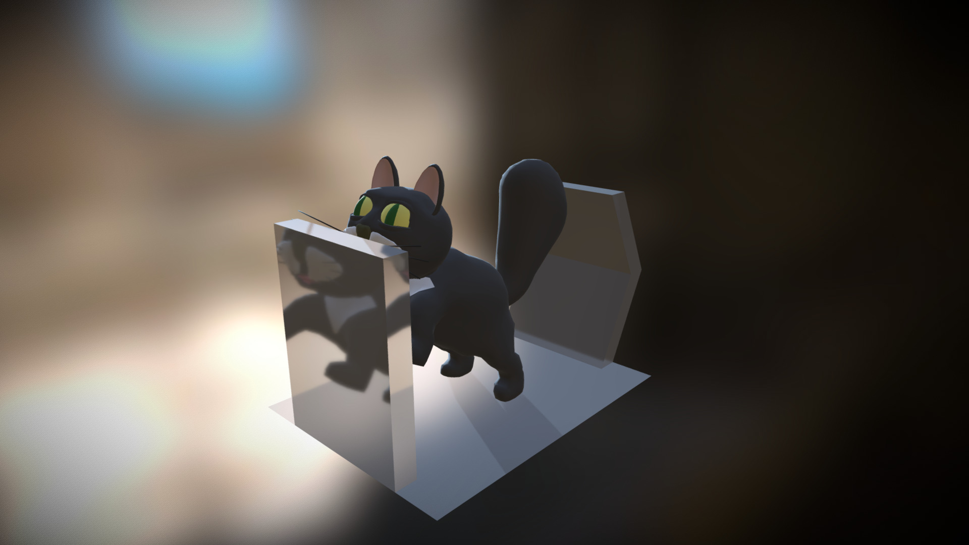 Cat in Ket - Download Free 3D model by ayvlasov [3e2c4d7] - Sketchfab