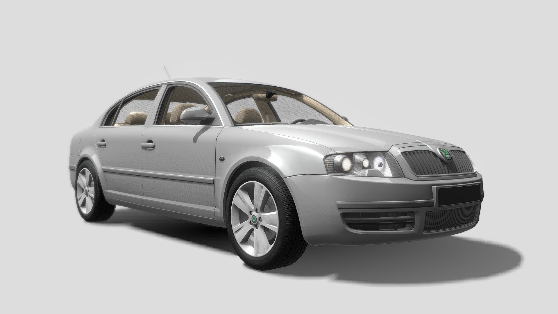 Skoda Salooncar Model - 3D model by sanfree [3e2c626] - Sketchfab