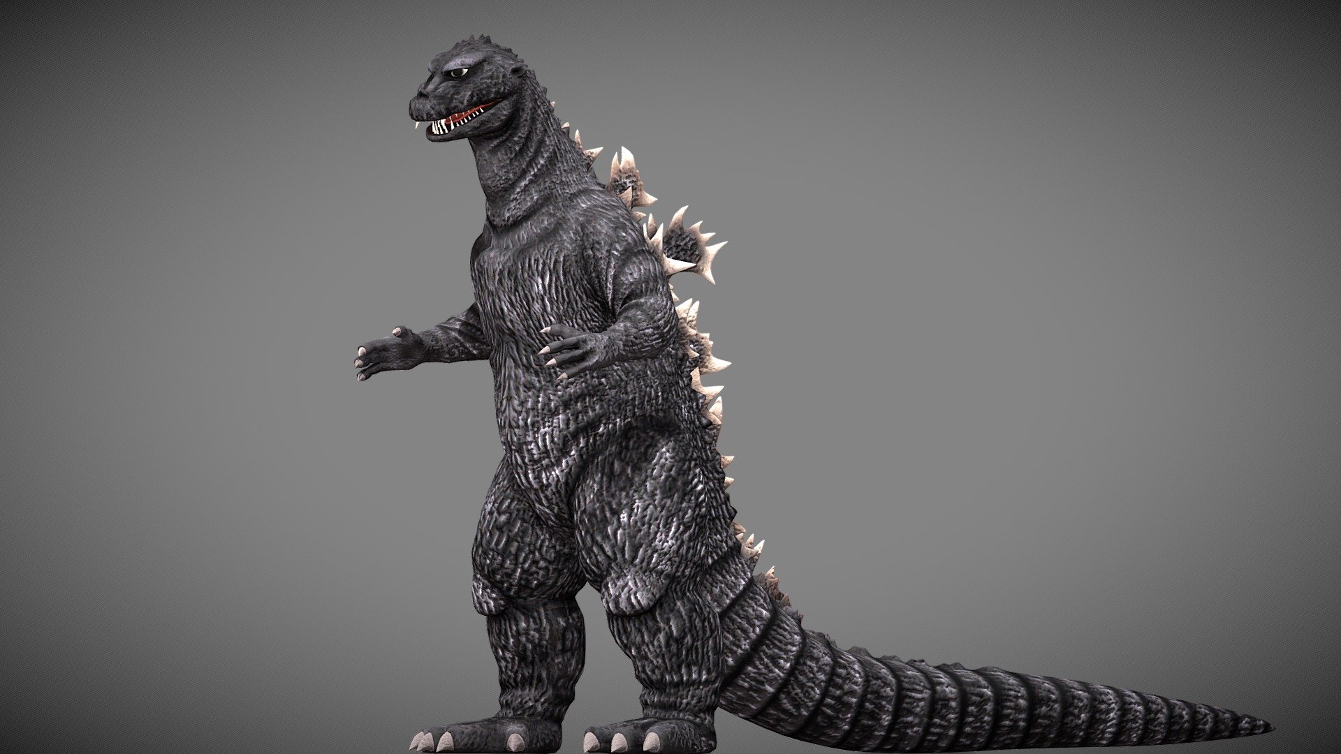 Godzilla Raids Again 1955 - Download Free 3D model by AllThingsSaurus [3e2d2e3] - Sketchfab