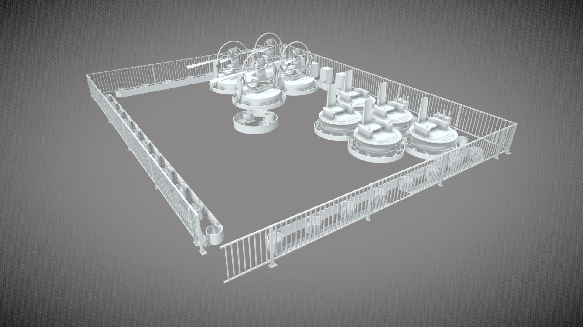Bumper Cars - 3D model by tom_orozco8 [3e2d398] - Sketchfab