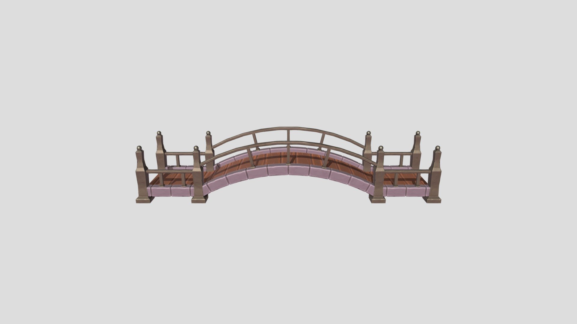 stylized bridge - 3D model by kuharenko2606 [3e2e571] - Sketchfab