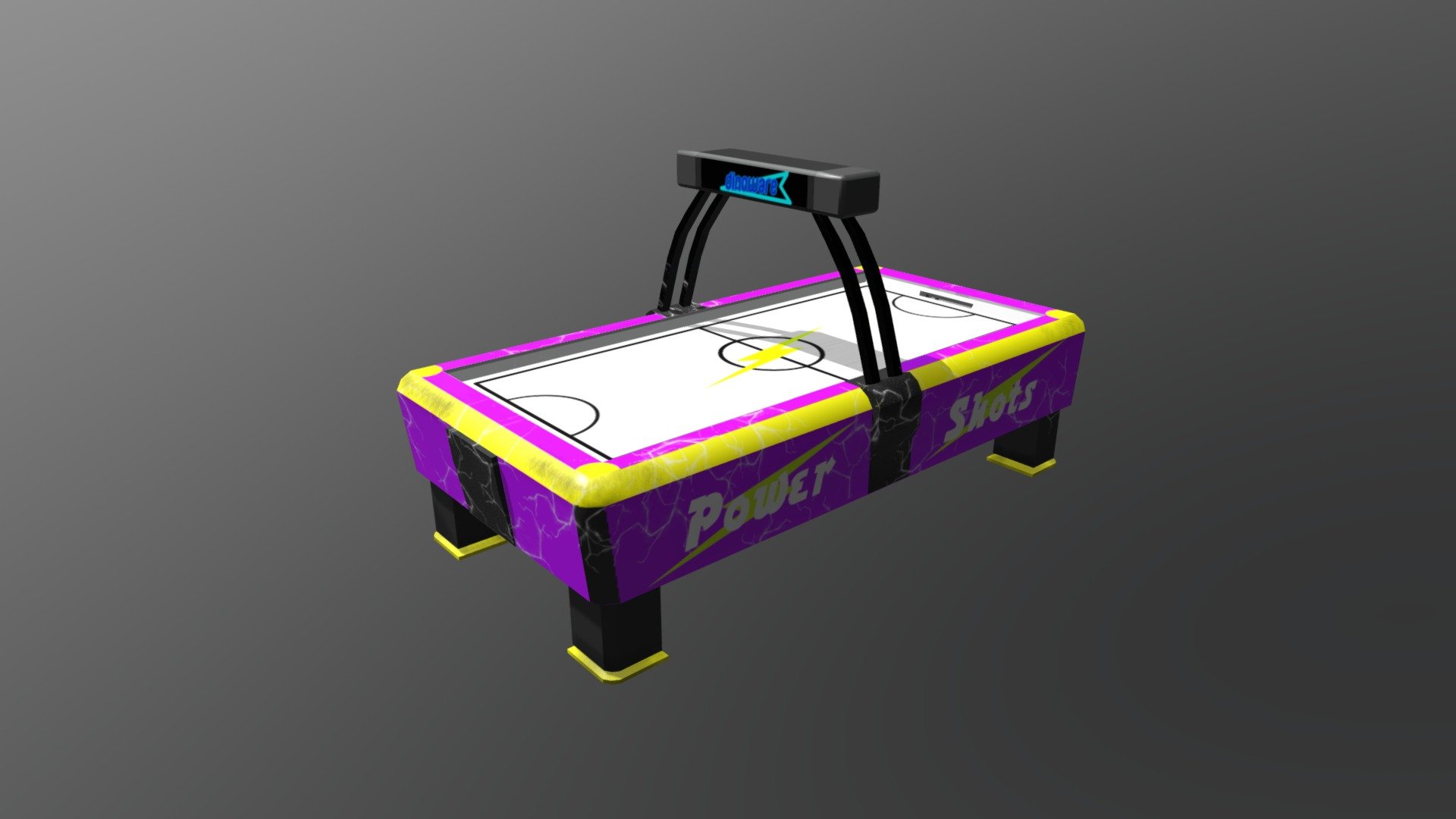 Air Hockey Table - 3D model by Owen Morris (@s4006570) [3e2f6e1 ...