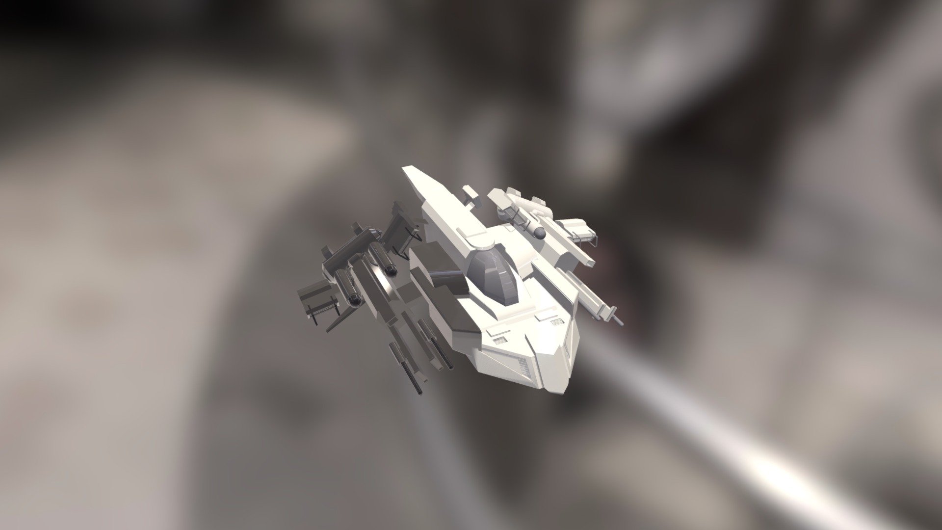 SpaceShip_Blocking - 3D model by nhanbigbang123 [3e3242b] - Sketchfab